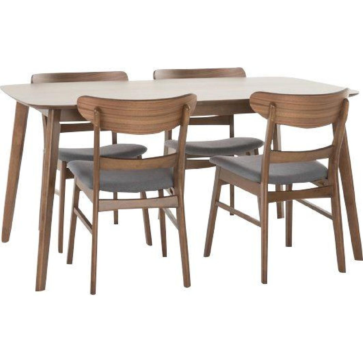 George Oliver Dining Table w/ 4 Chairs - AptDeco