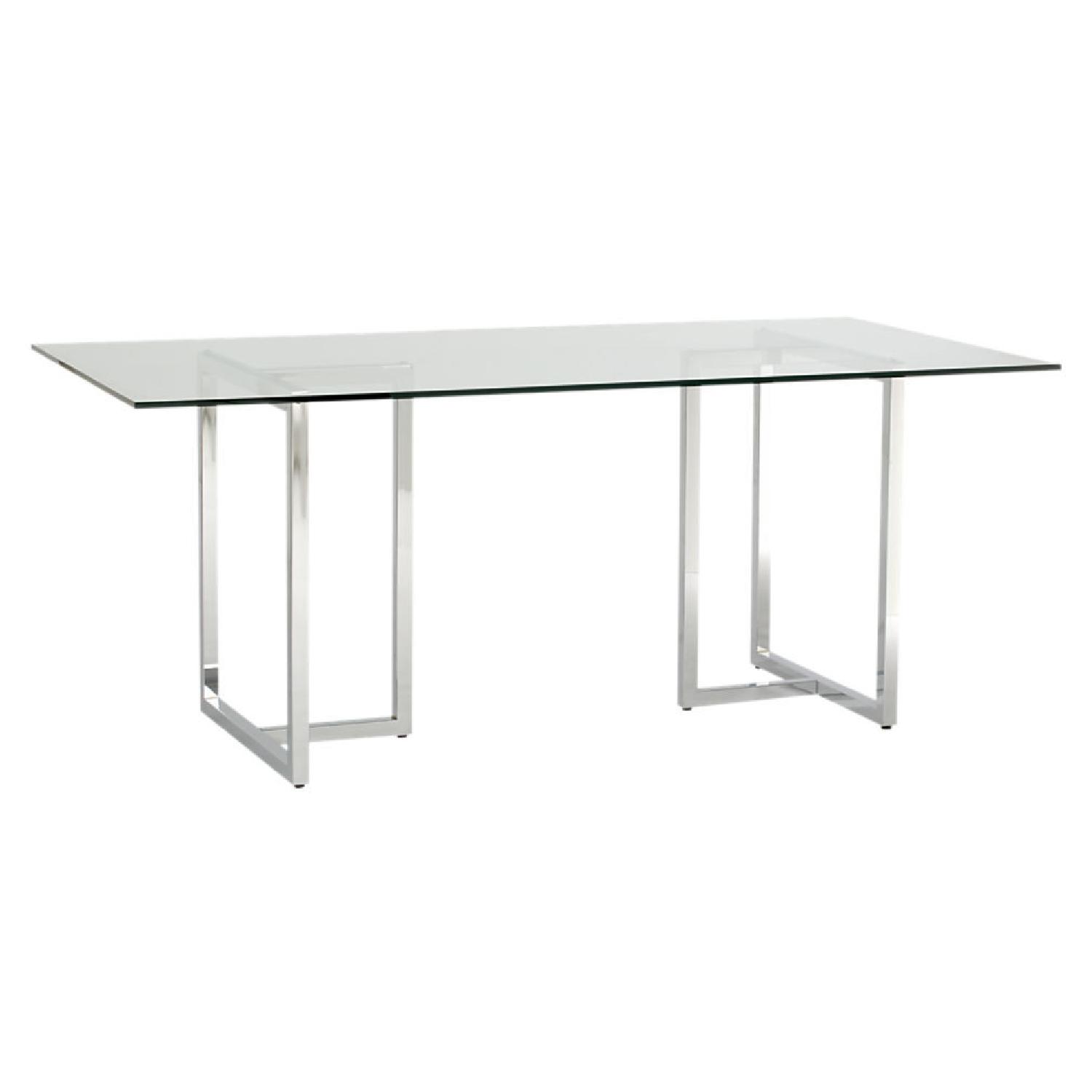 CB2 Silverado Rectangular Dining Table - AptDeco