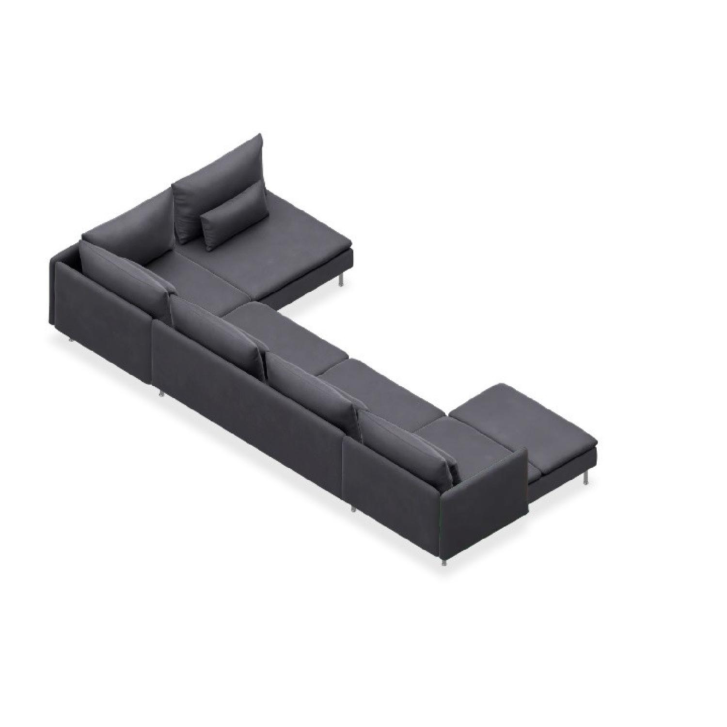 Ikea Soderhamn Grey Sectional Sofa - AptDeco