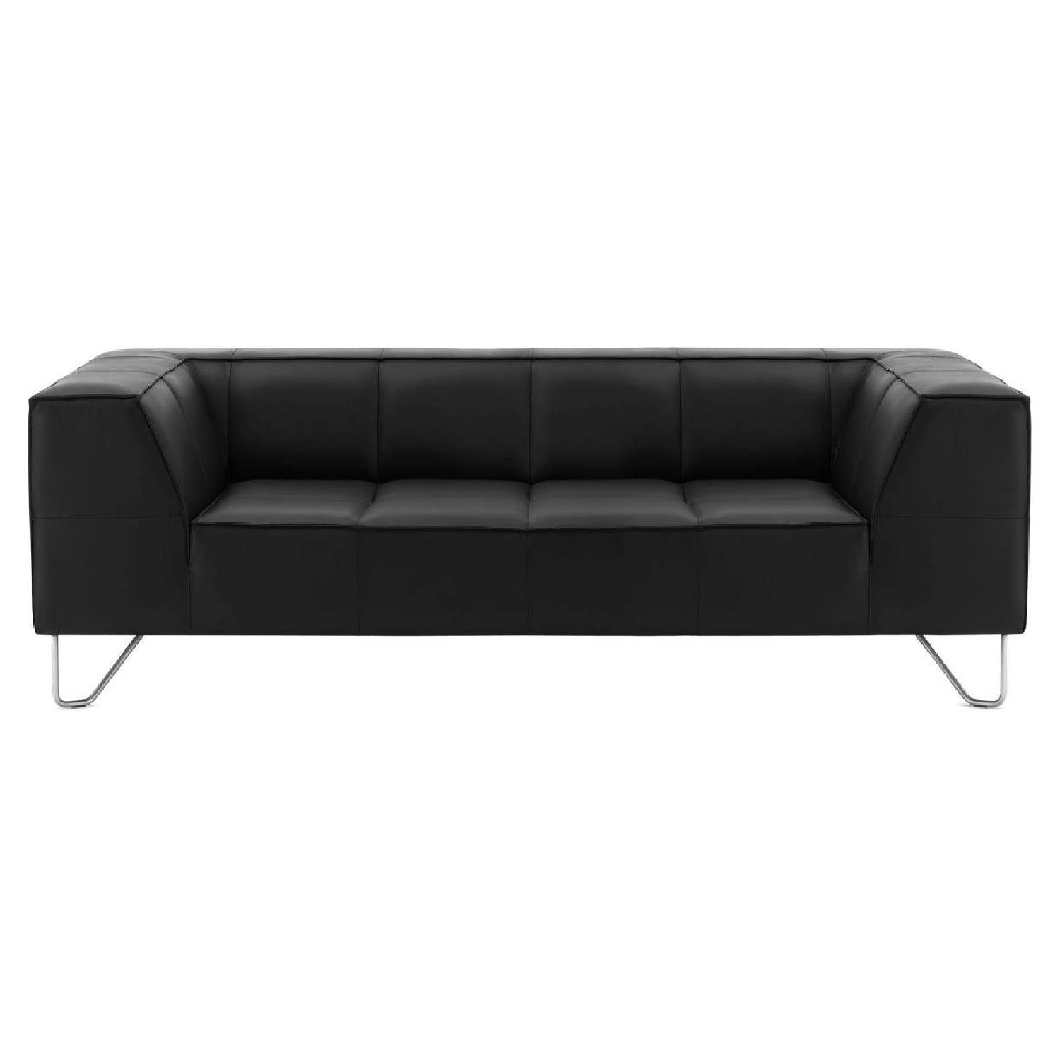 BoConcept Grey Sofa & Ottoman - AptDeco