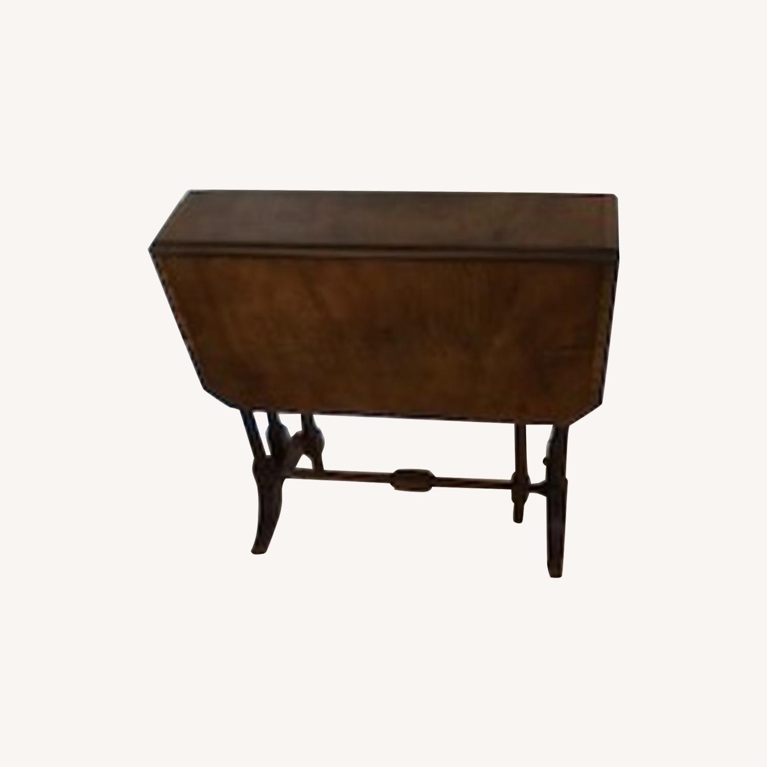 Baker Drop-Leaf Side Table - AptDeco