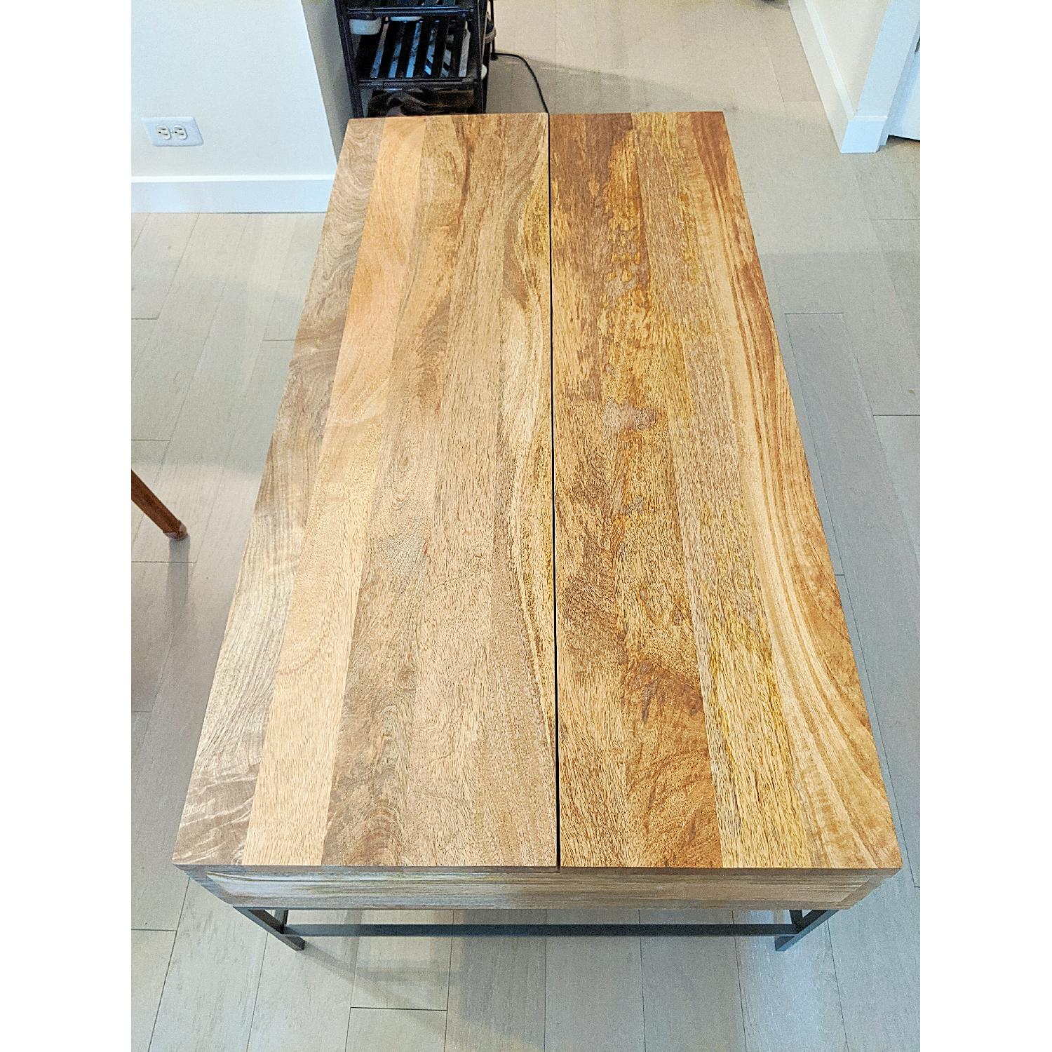 West Elm Pop Up Coffee Table Raw Mango - AptDeco