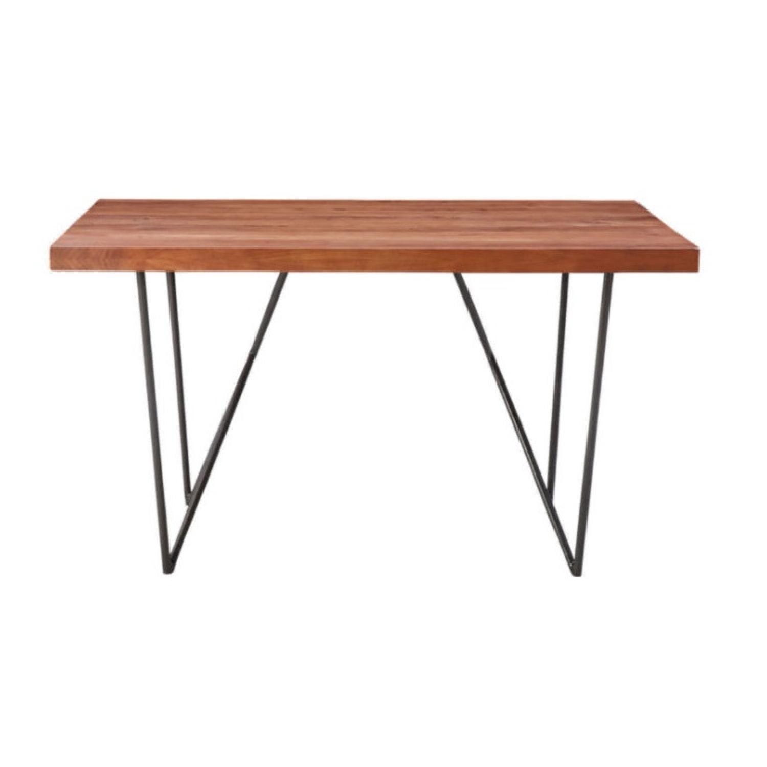 CB2 Dylan Dining Table w/ 1 Bench - AptDeco