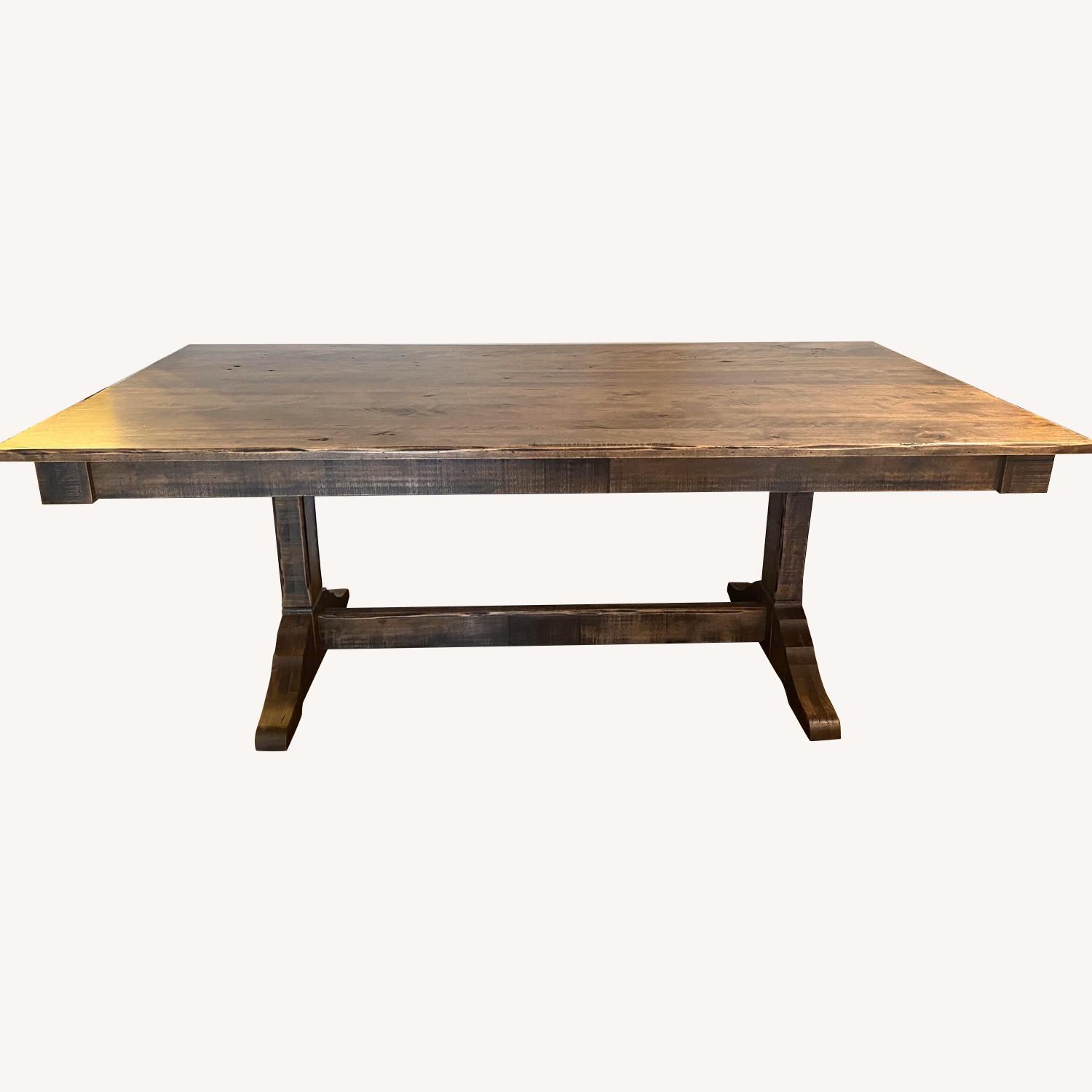 Peter Andrews Pine Dining Table - AptDeco