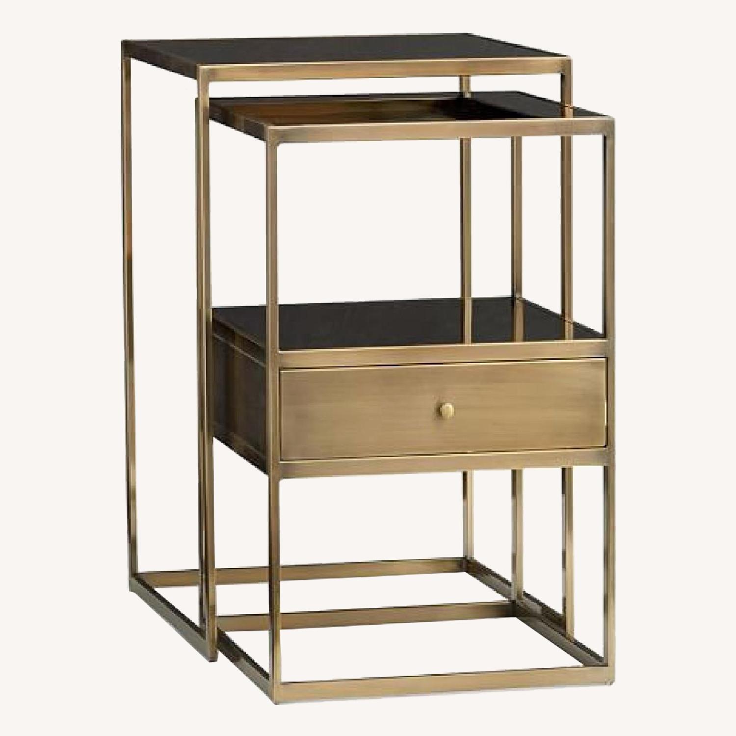 Pottery Barn Bexley Nesting Nightstands - AptDeco