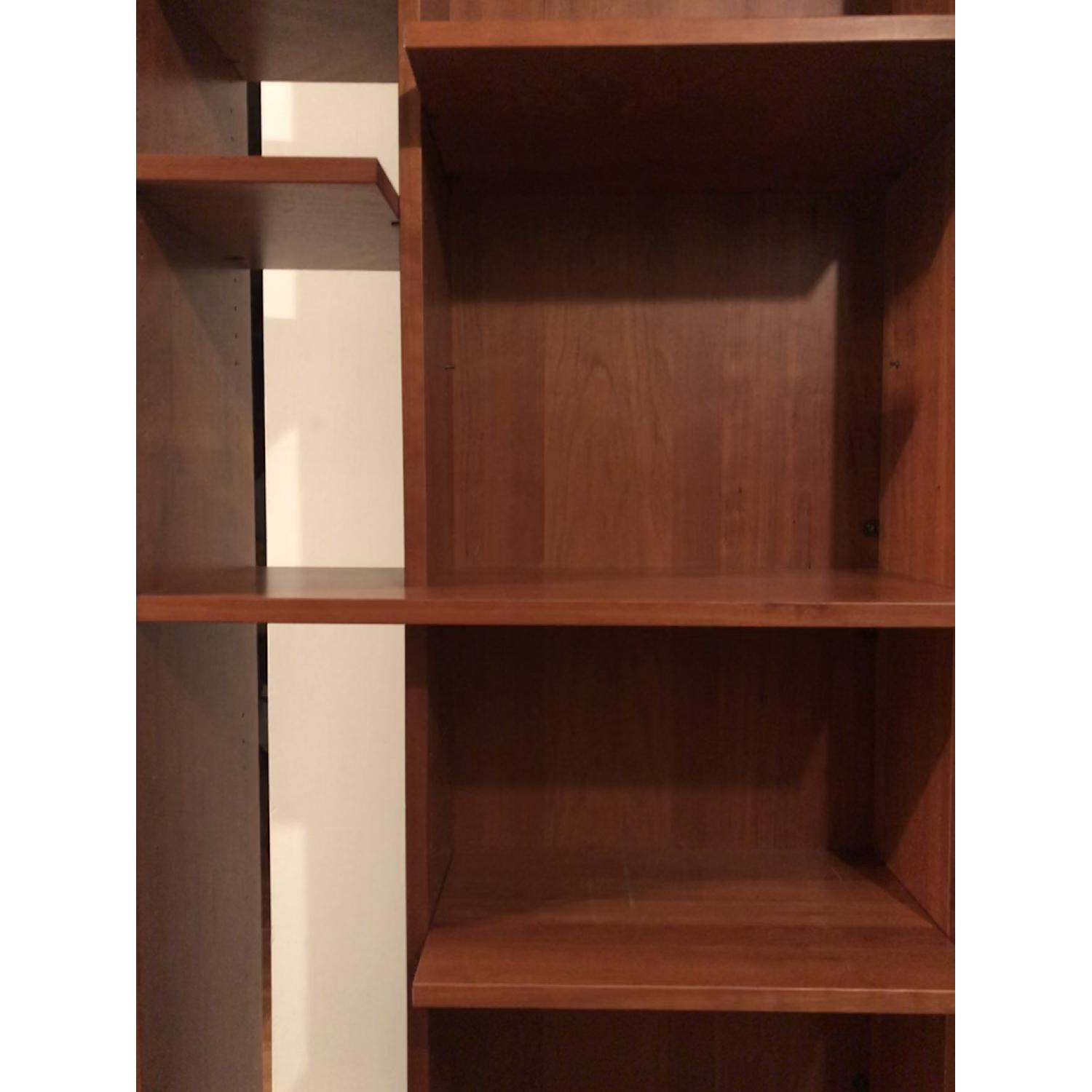 Vintage Post Modern Scandinavian Wooden Bookshelf - AptDeco
