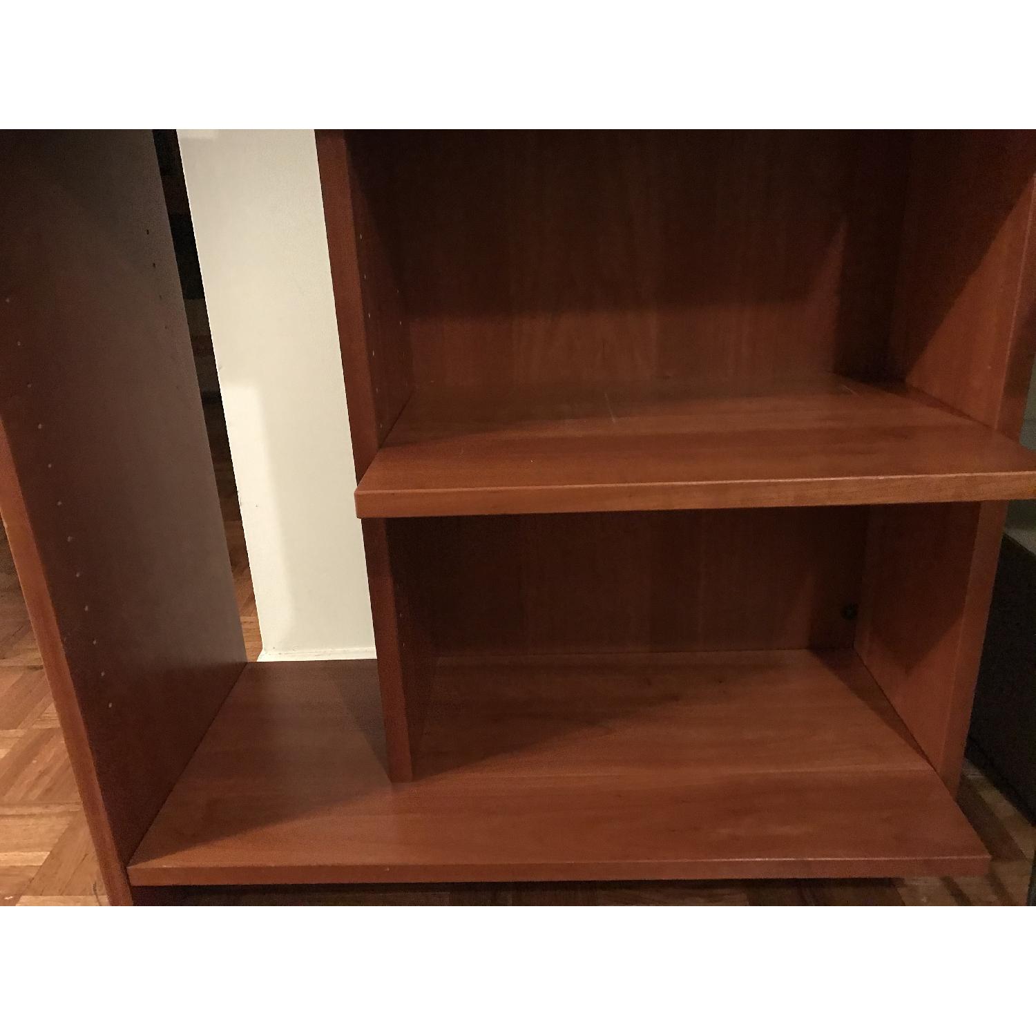 Vintage Post Modern Scandinavian Wooden Bookshelf - AptDeco