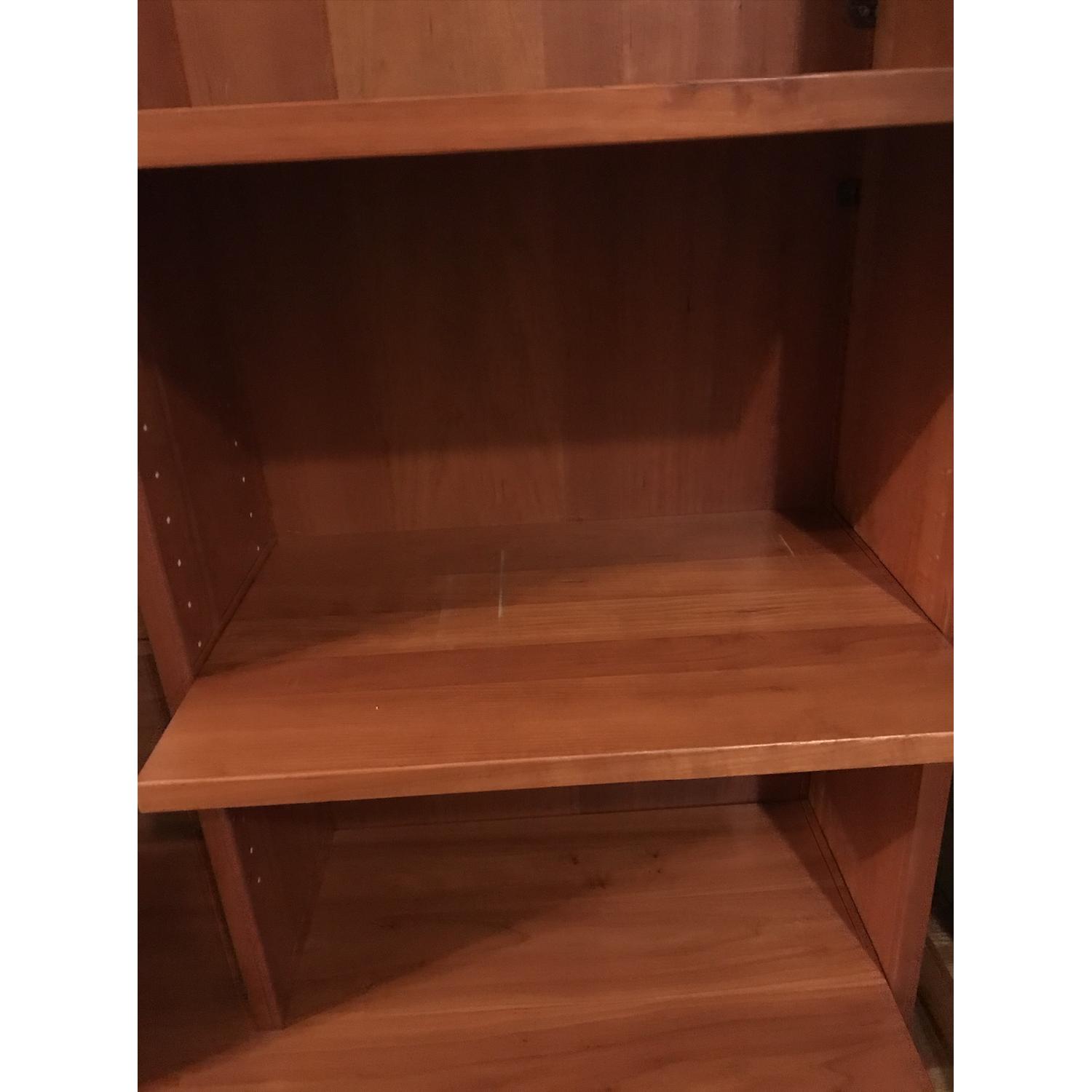Vintage Post Modern Scandinavian Wooden Bookshelf - AptDeco