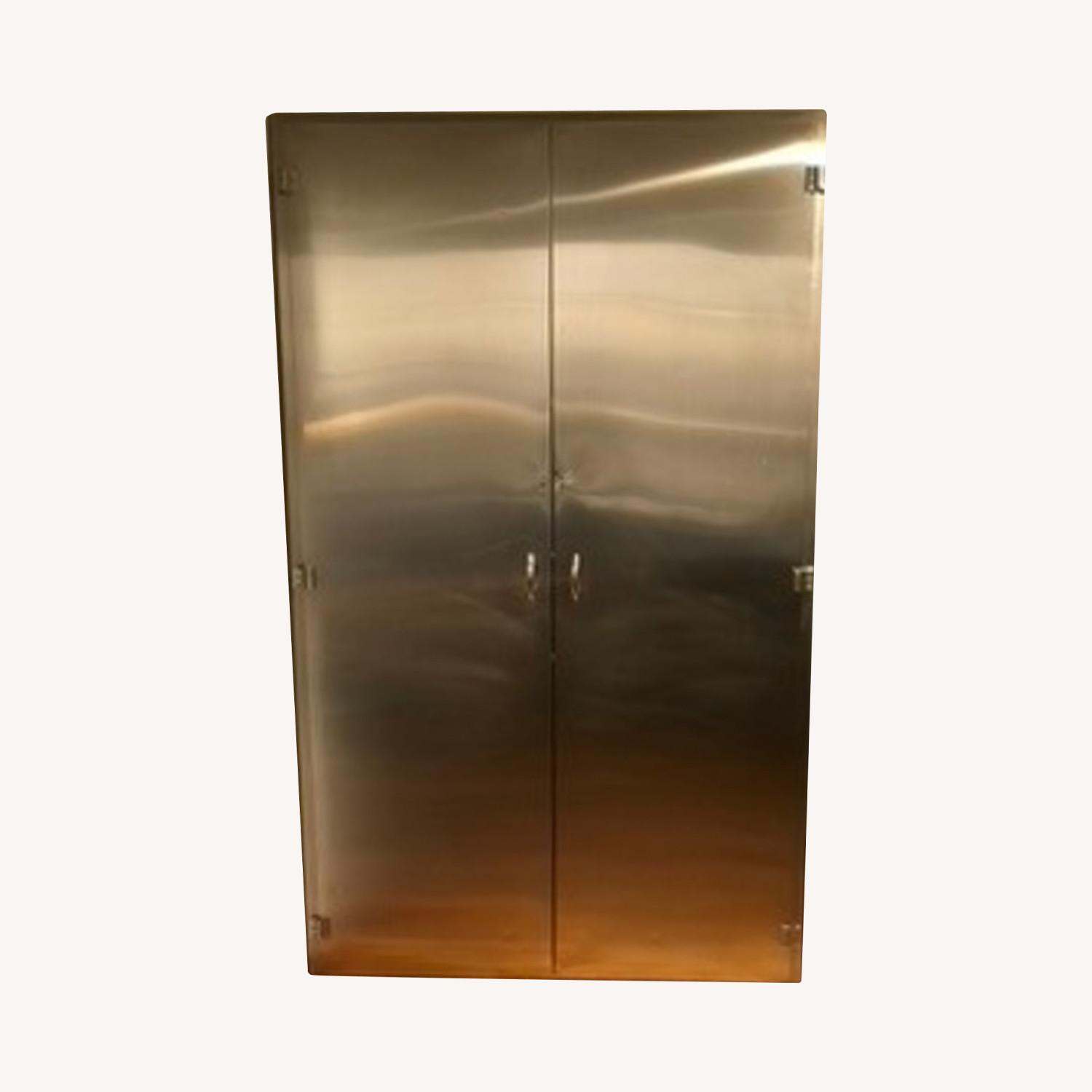 Stainless Steel Storage Cabinet - AptDeco