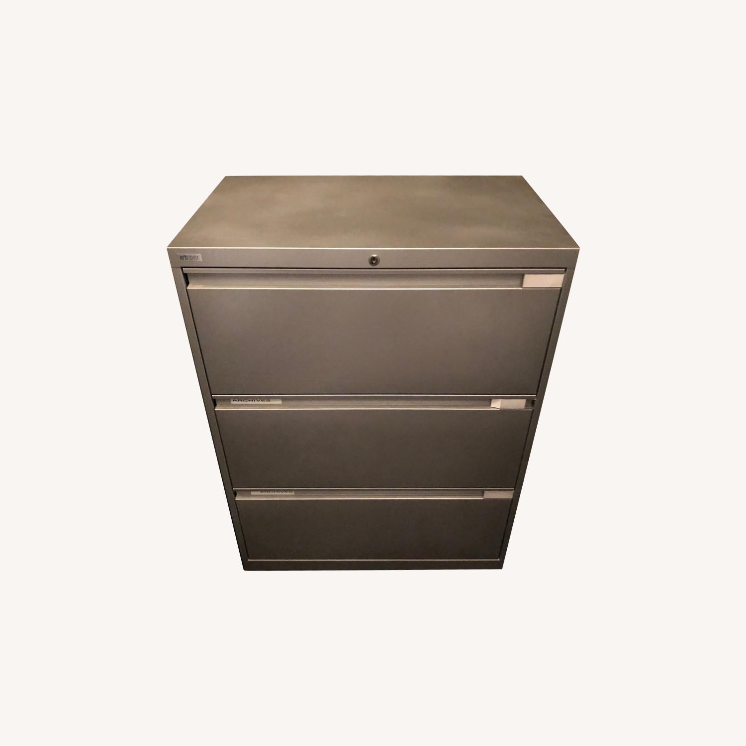 3 Drawer Pair Steel Filing Cabinets - AptDeco
