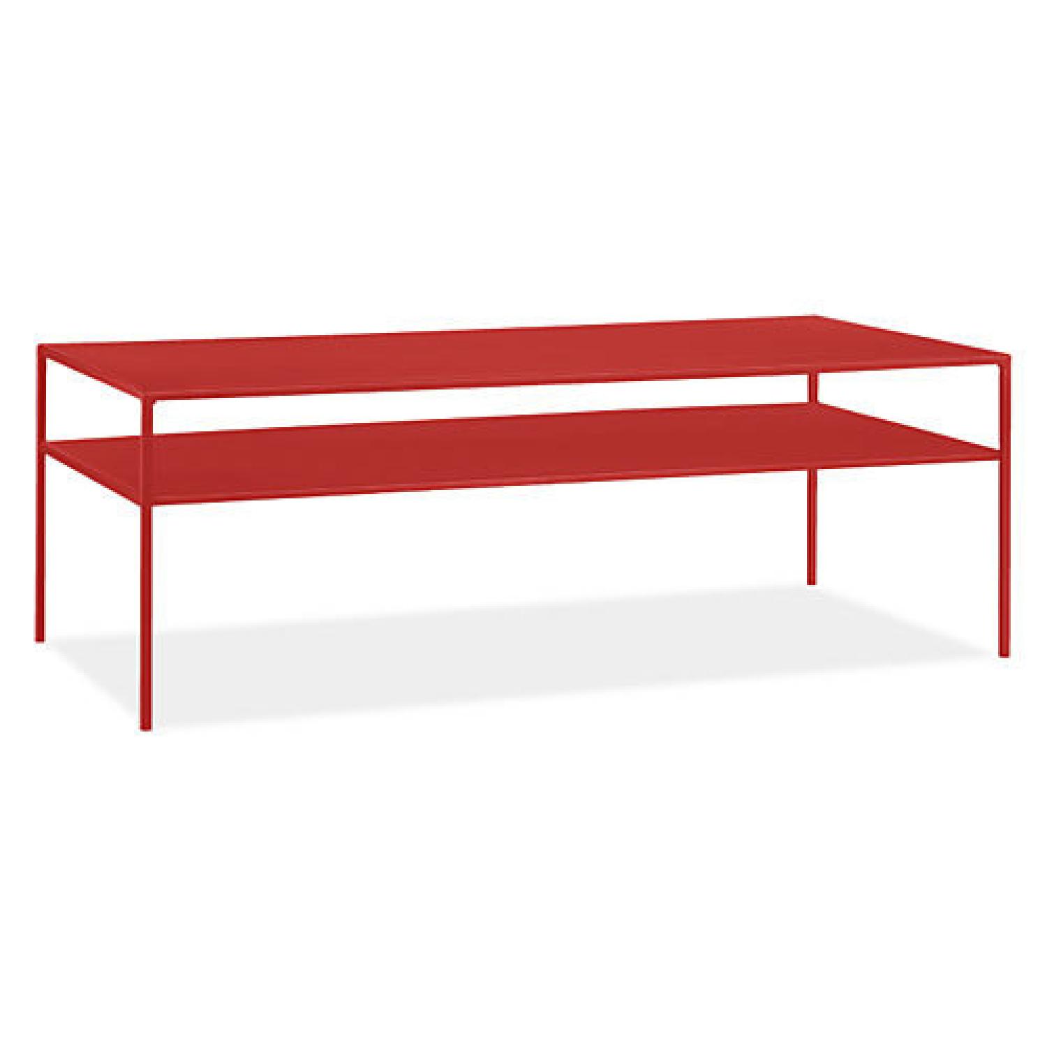 Room & Board Slim Metal Coffee Table - AptDeco