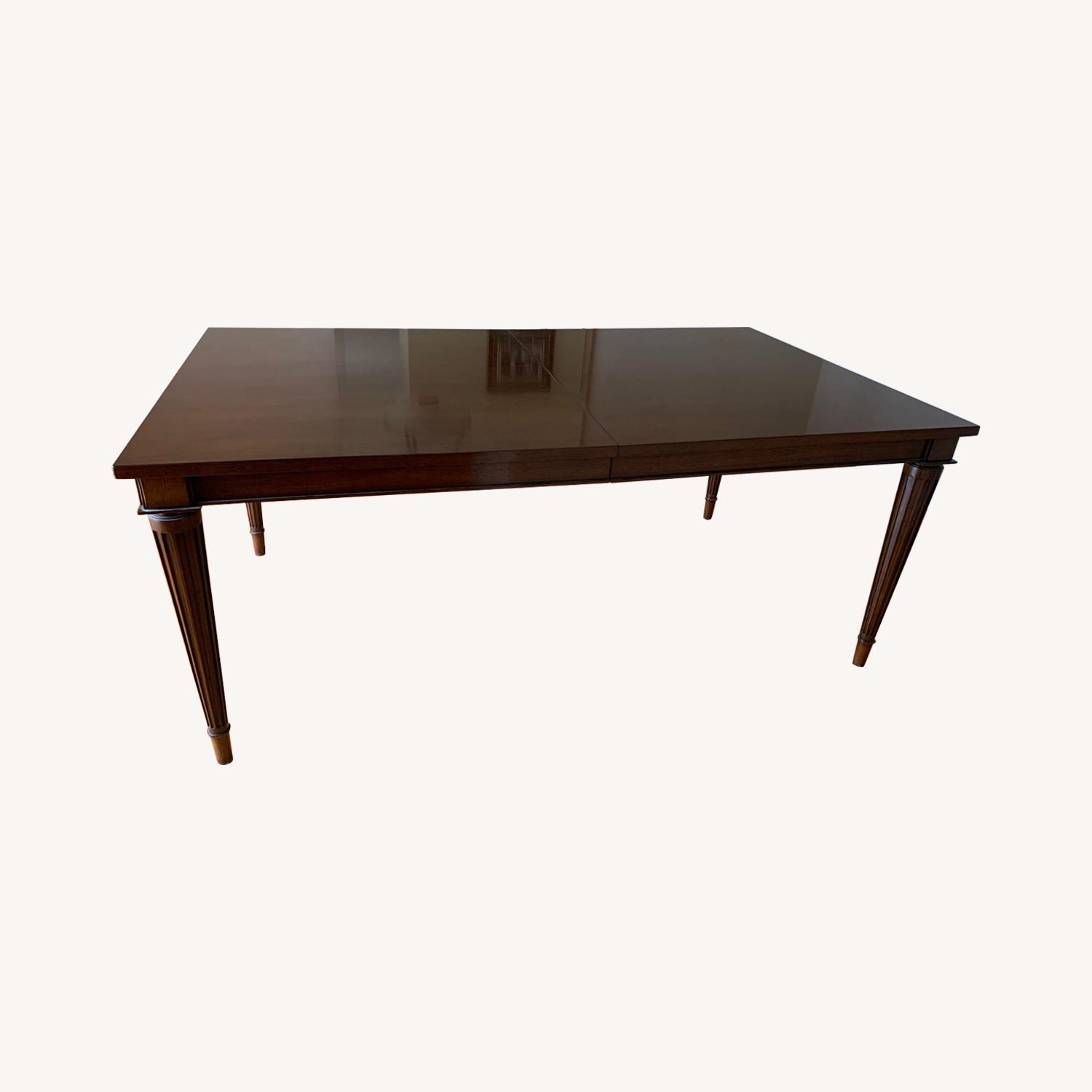 Nancy Corzine Custom Walnut Dining Table (Expandable) - AptDeco