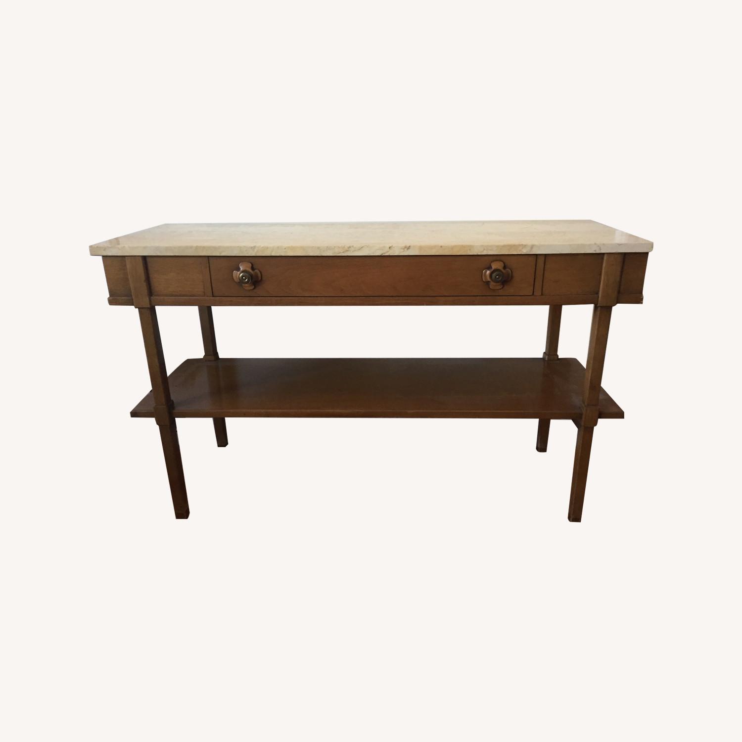 Mid-Century Modern Sofa Table - AptDeco