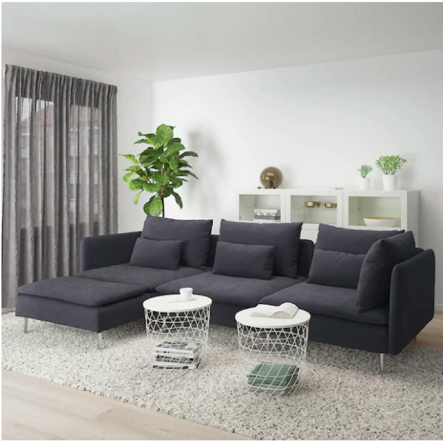 Dark Gray Soderhamn sectional sofa - AptDeco
