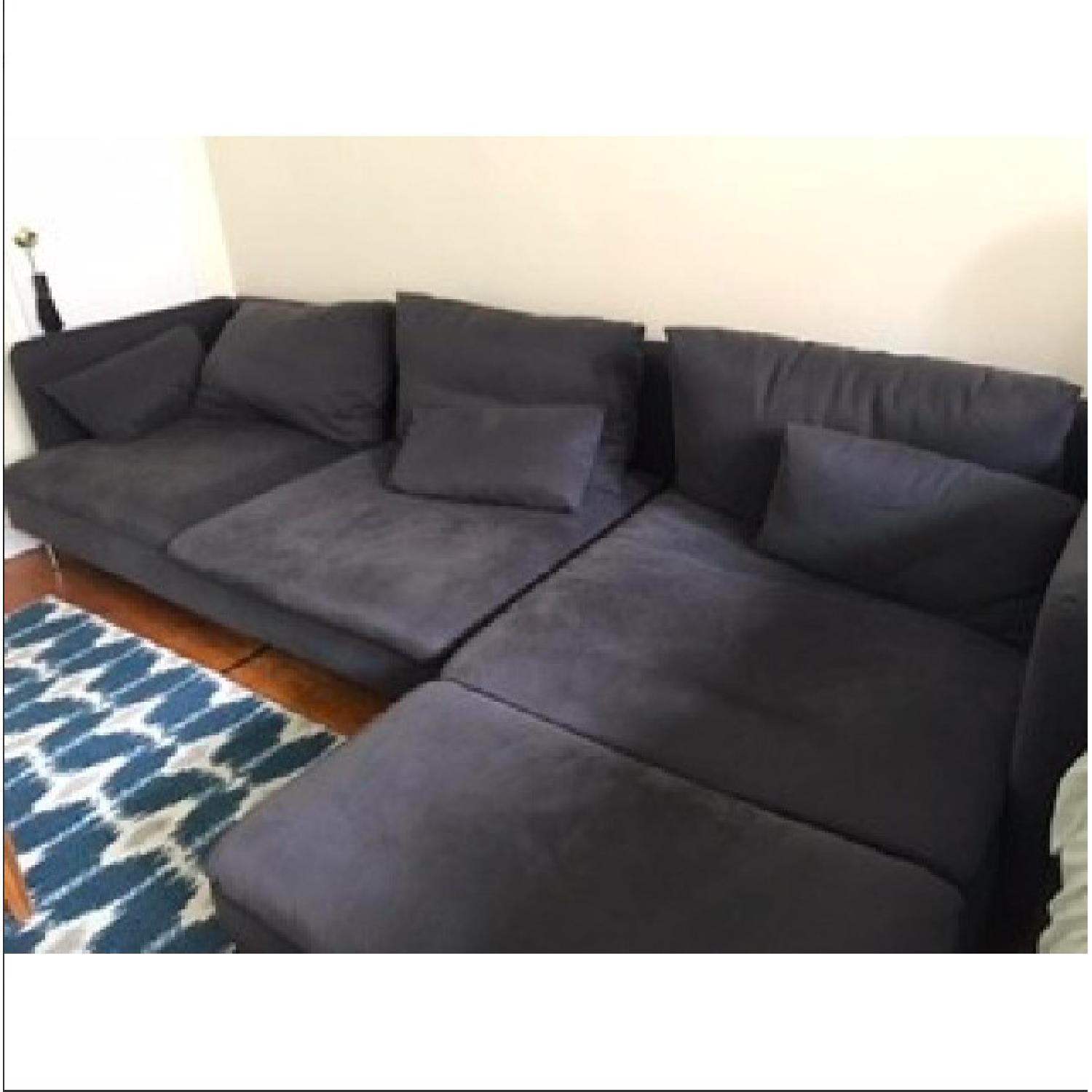 Dark Gray Soderhamn sectional sofa - AptDeco