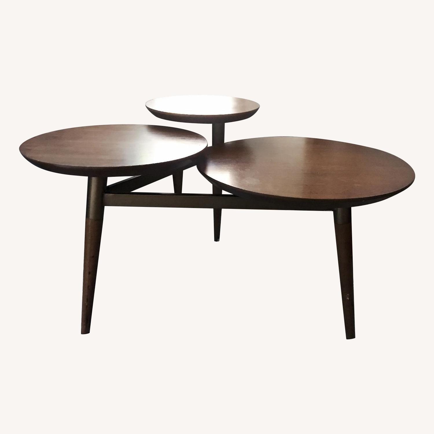 Mid Century Modern Tri level Coffee Table - AptDeco