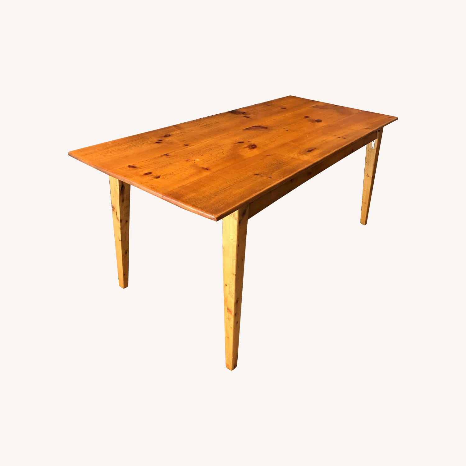 Beautiful Wooden Vintage Dining Table - AptDeco