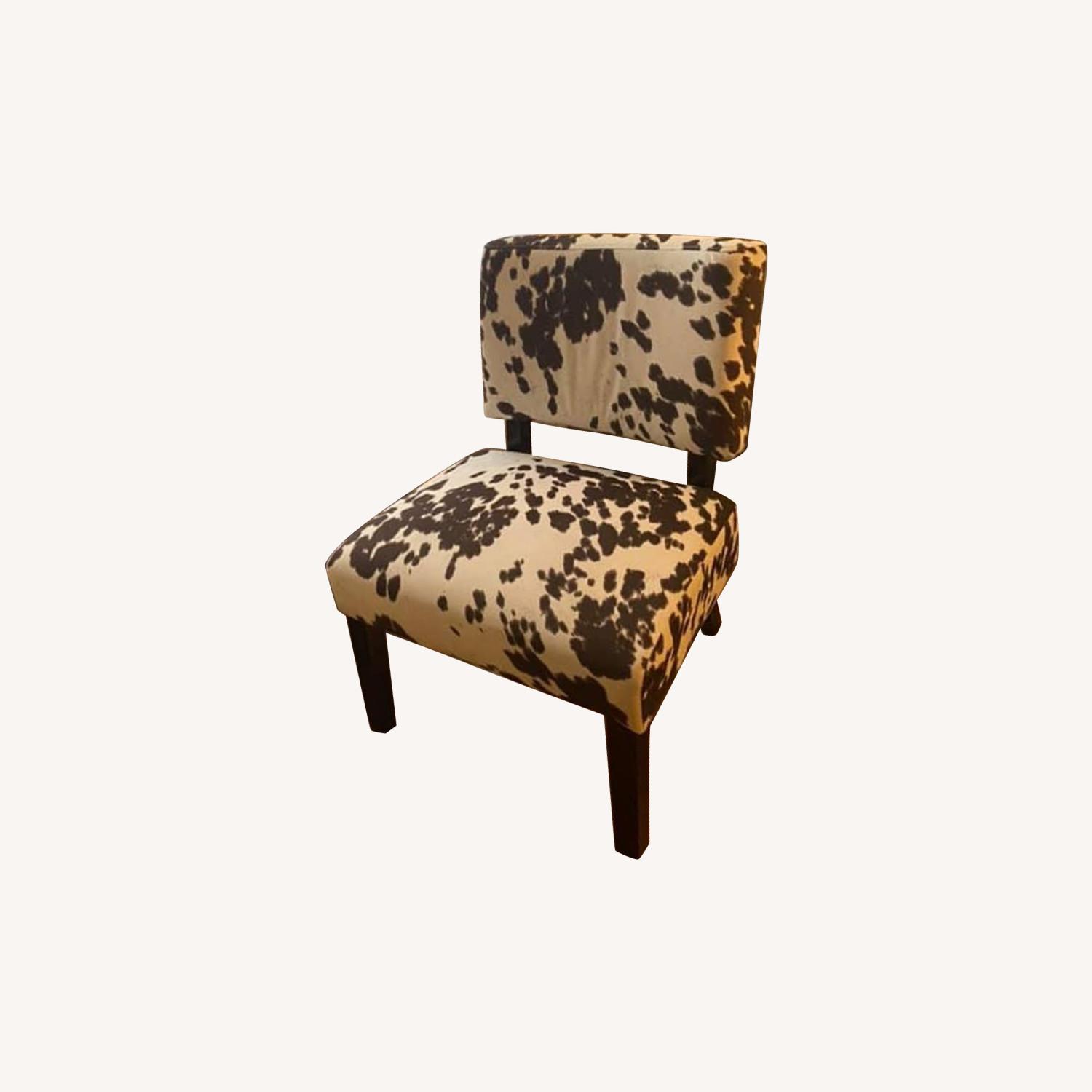Cowhide Print Accent Chairs - AptDeco
