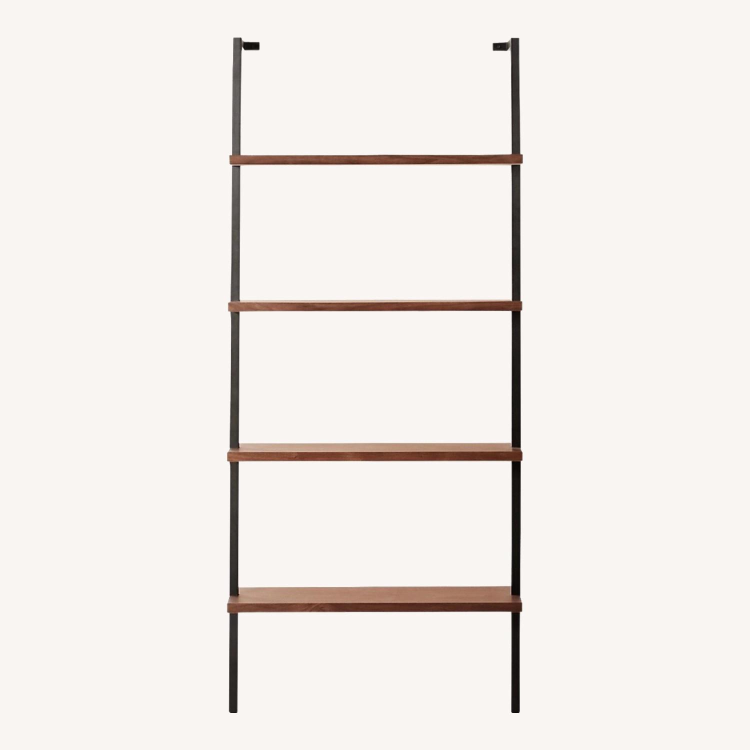 CB2 Walnut Bookcase - AptDeco