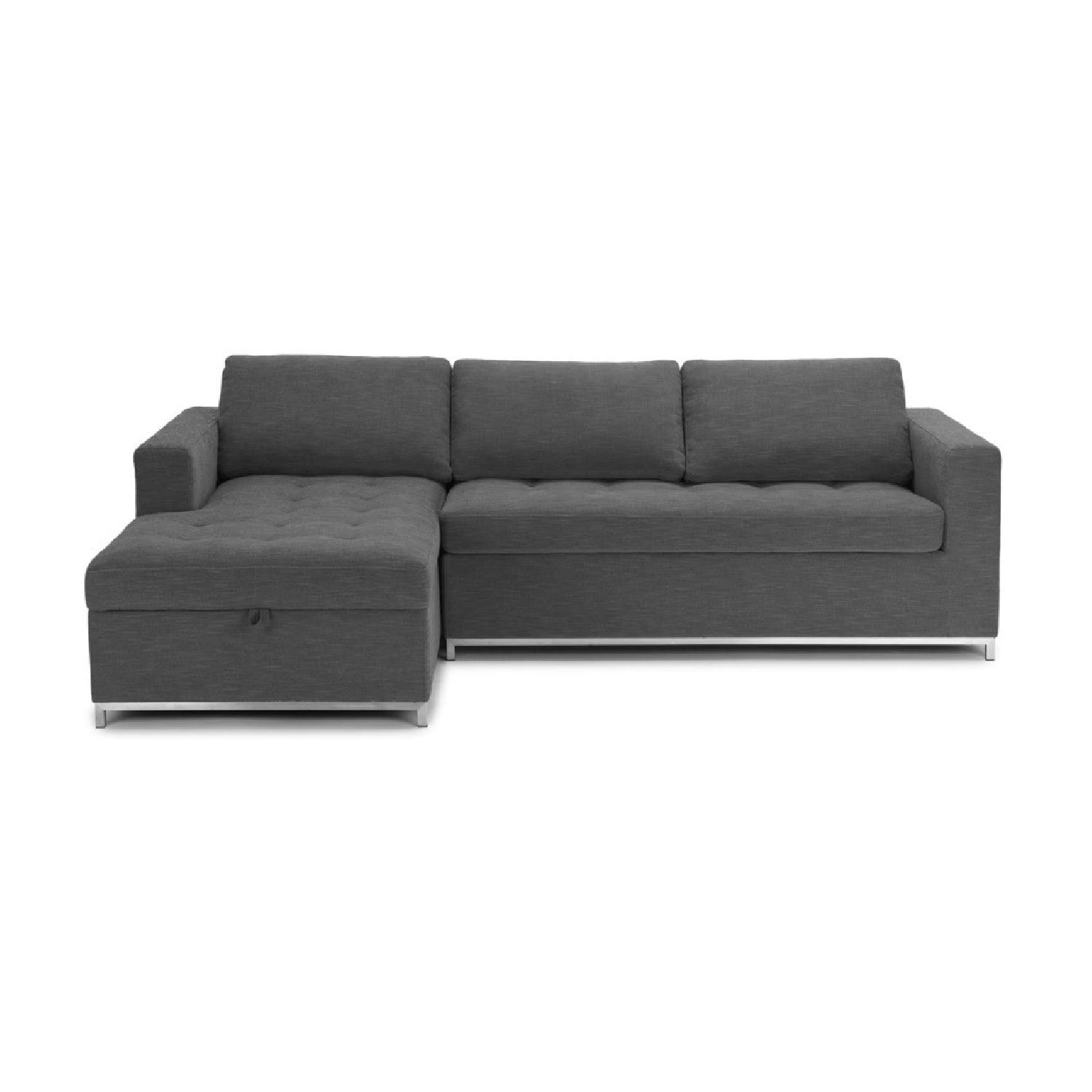 Article Soma Sleeper Gray Sofa - AptDeco