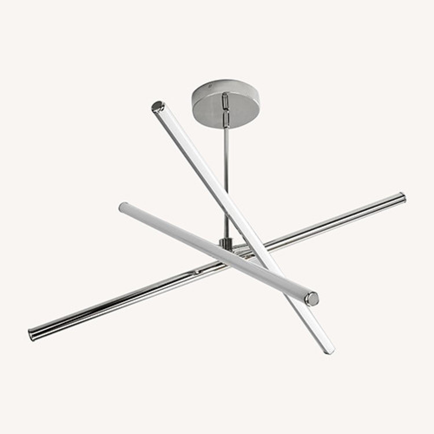 West Elm Lights Rods LED Chandelier - AptDeco