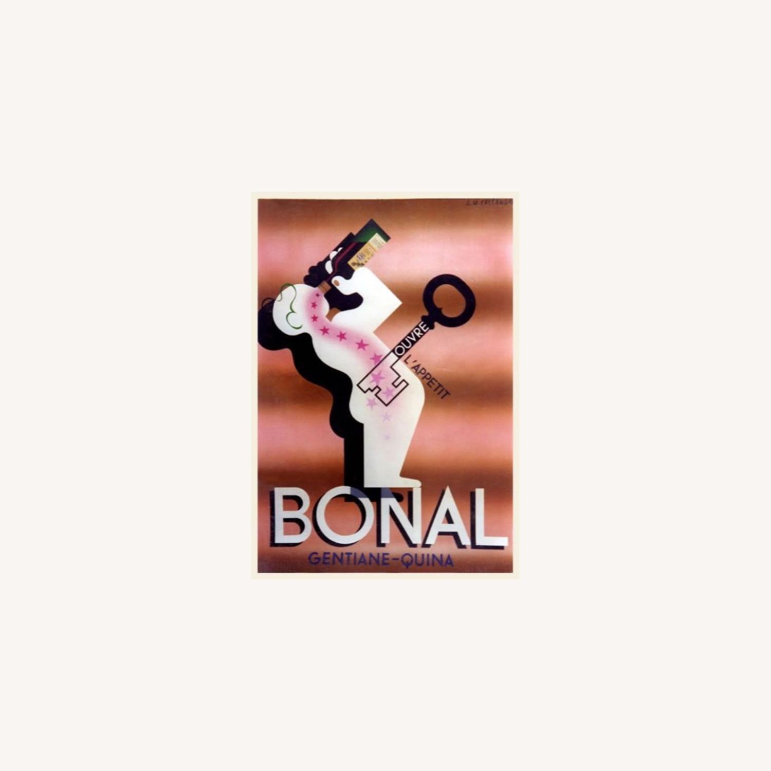 Vintage Bonal Poster - AptDeco