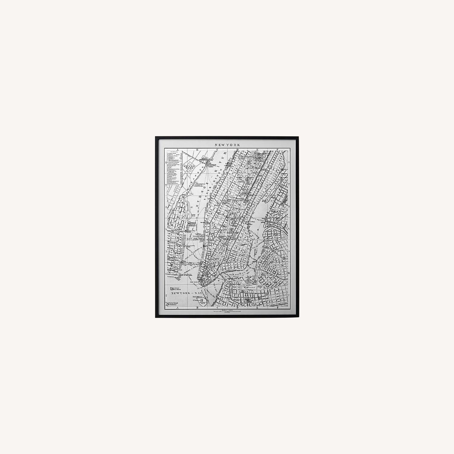 Restoration Hardware 1900s Map of London - AptDeco