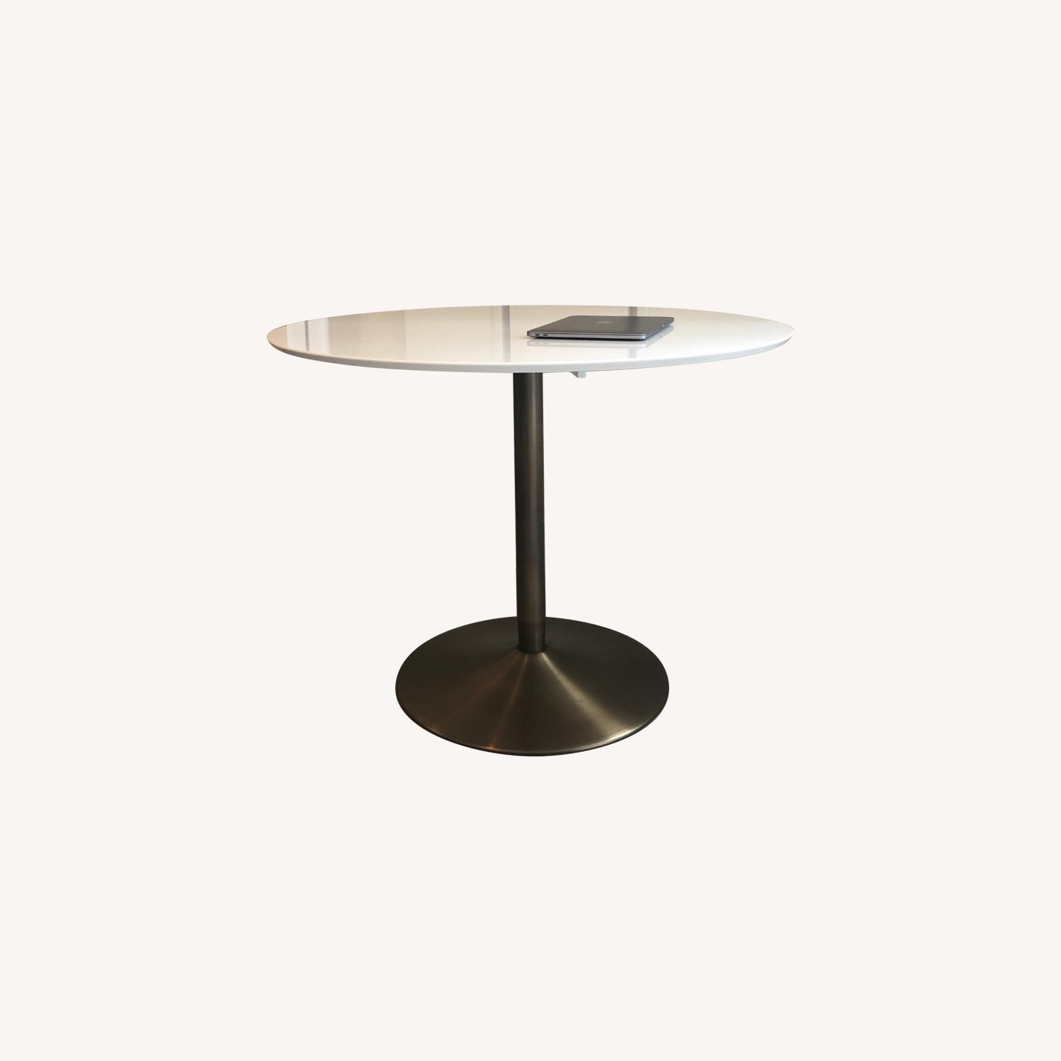 CB2 Brass Dining Table - AptDeco