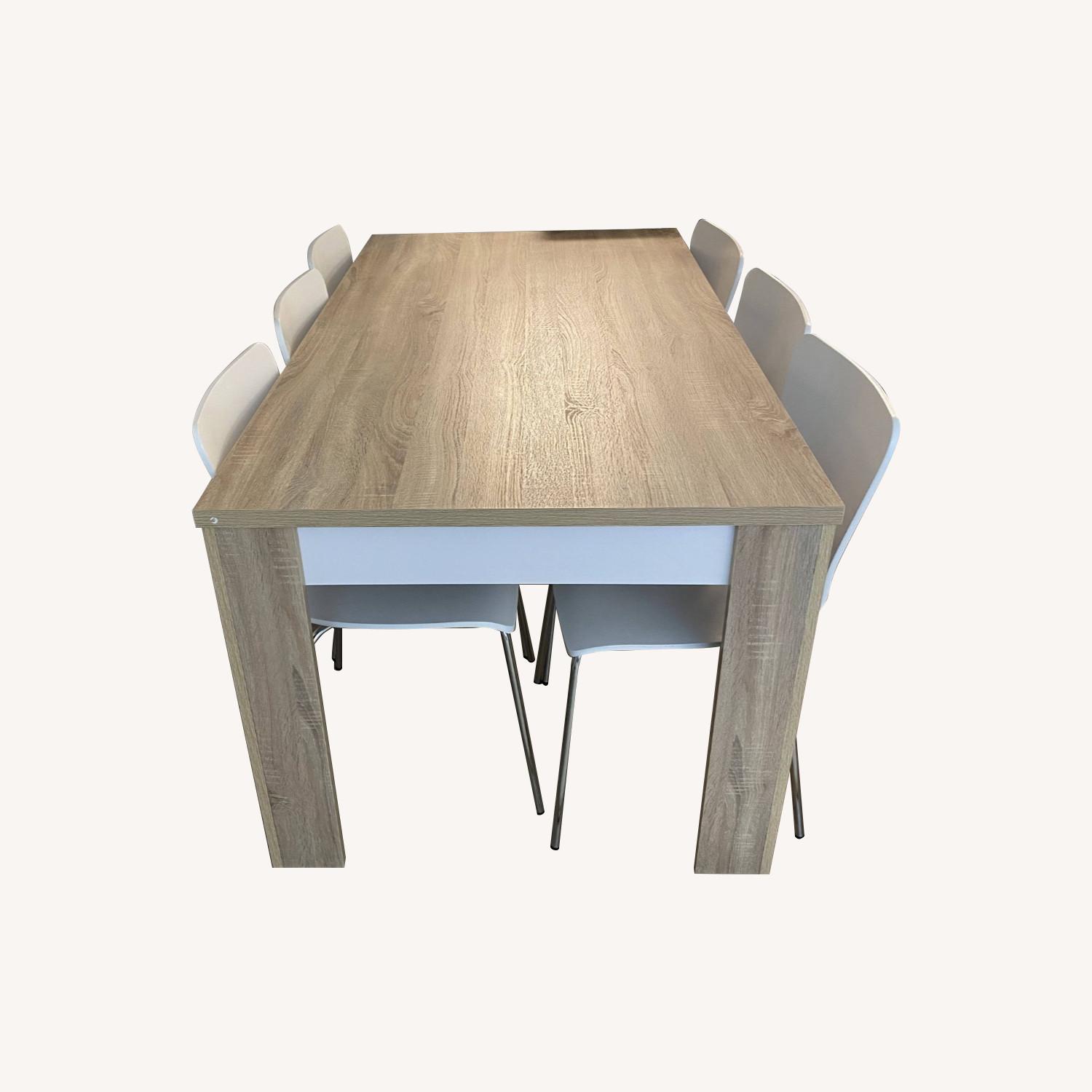 Mercury Row Dining Table & 6 Chairs - AptDeco