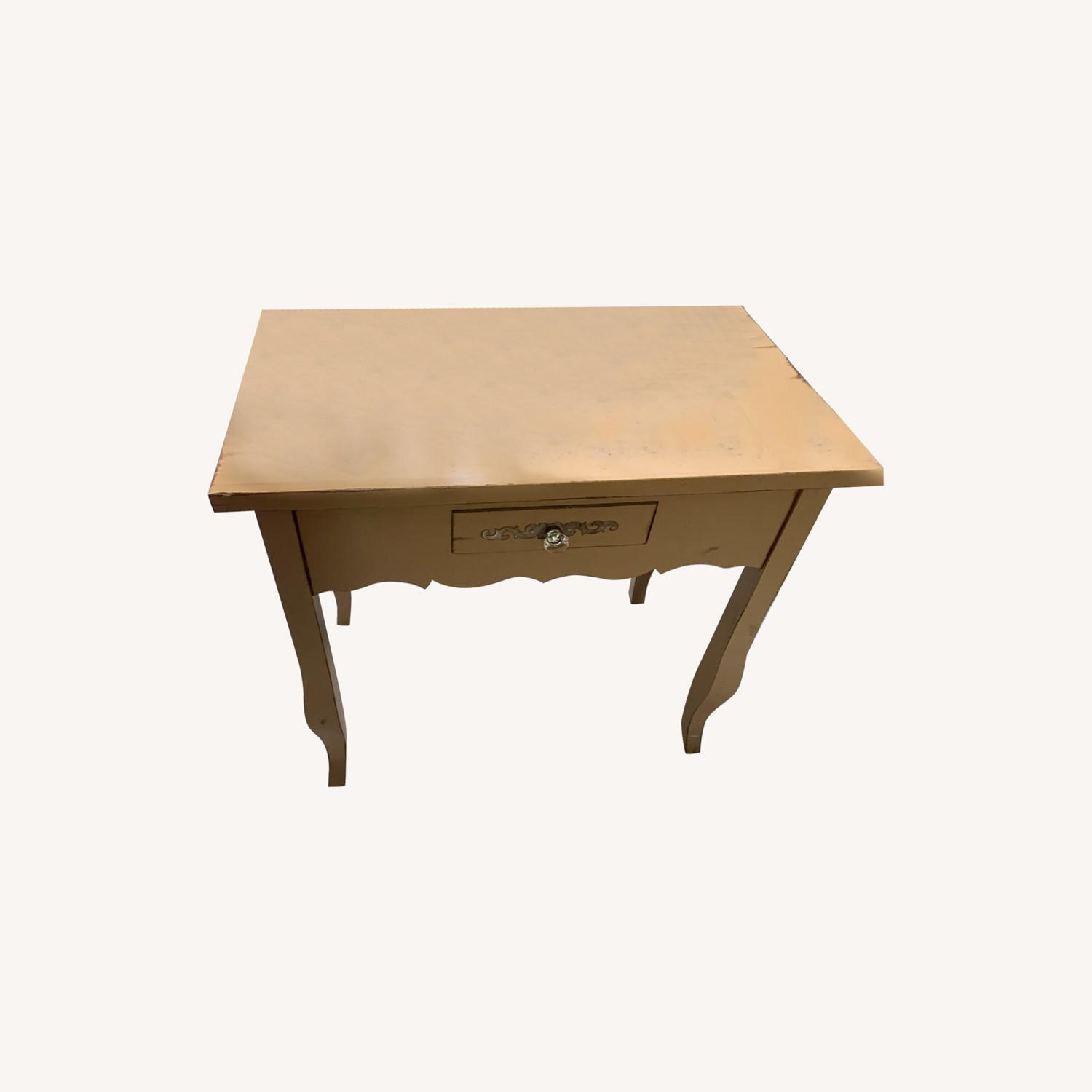 Small Beige Desk - AptDeco