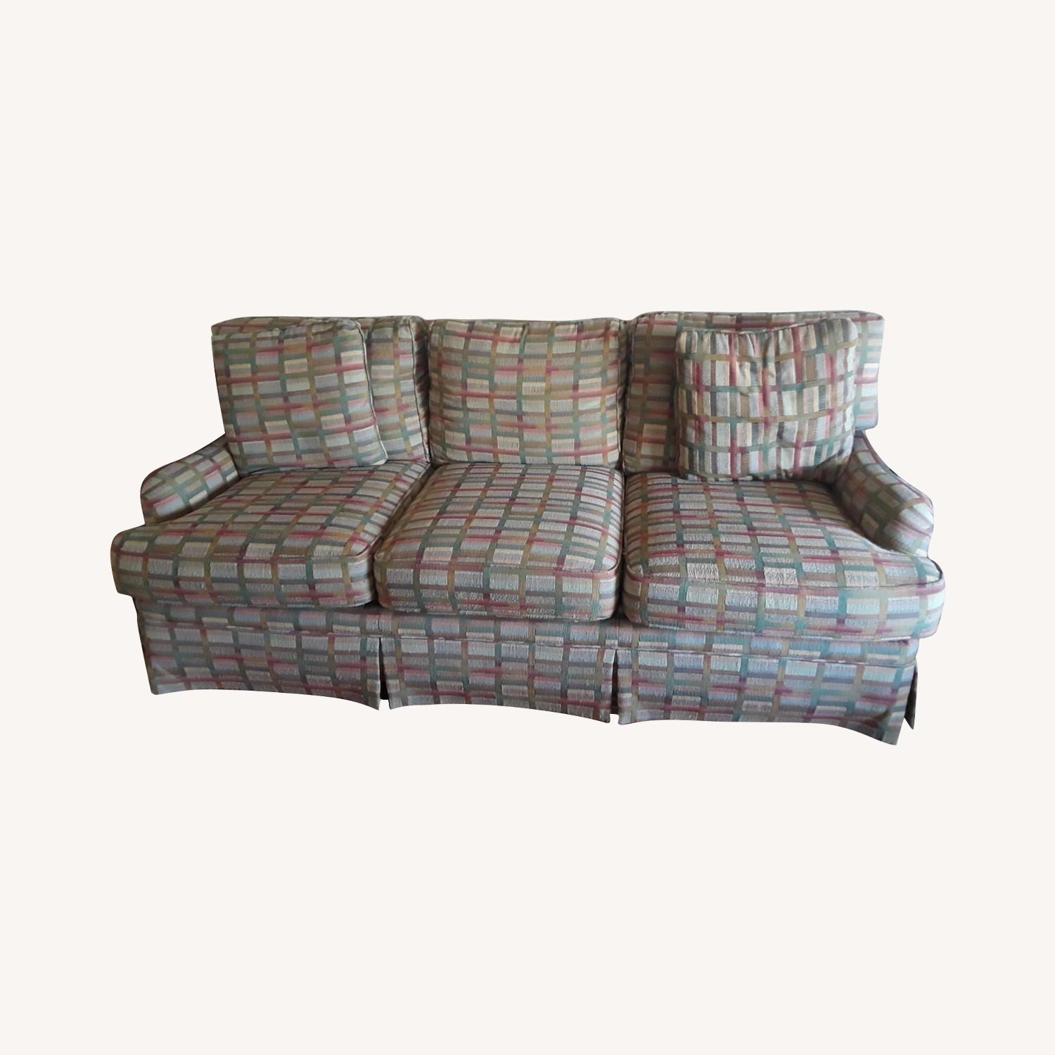Vanguard Three Seat Couch with Down Cushions - AptDeco