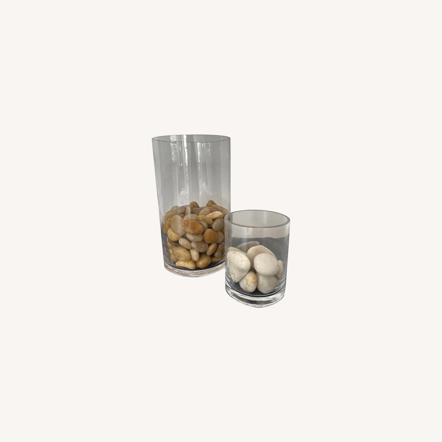 Calvin Klein Glass Vases - AptDeco