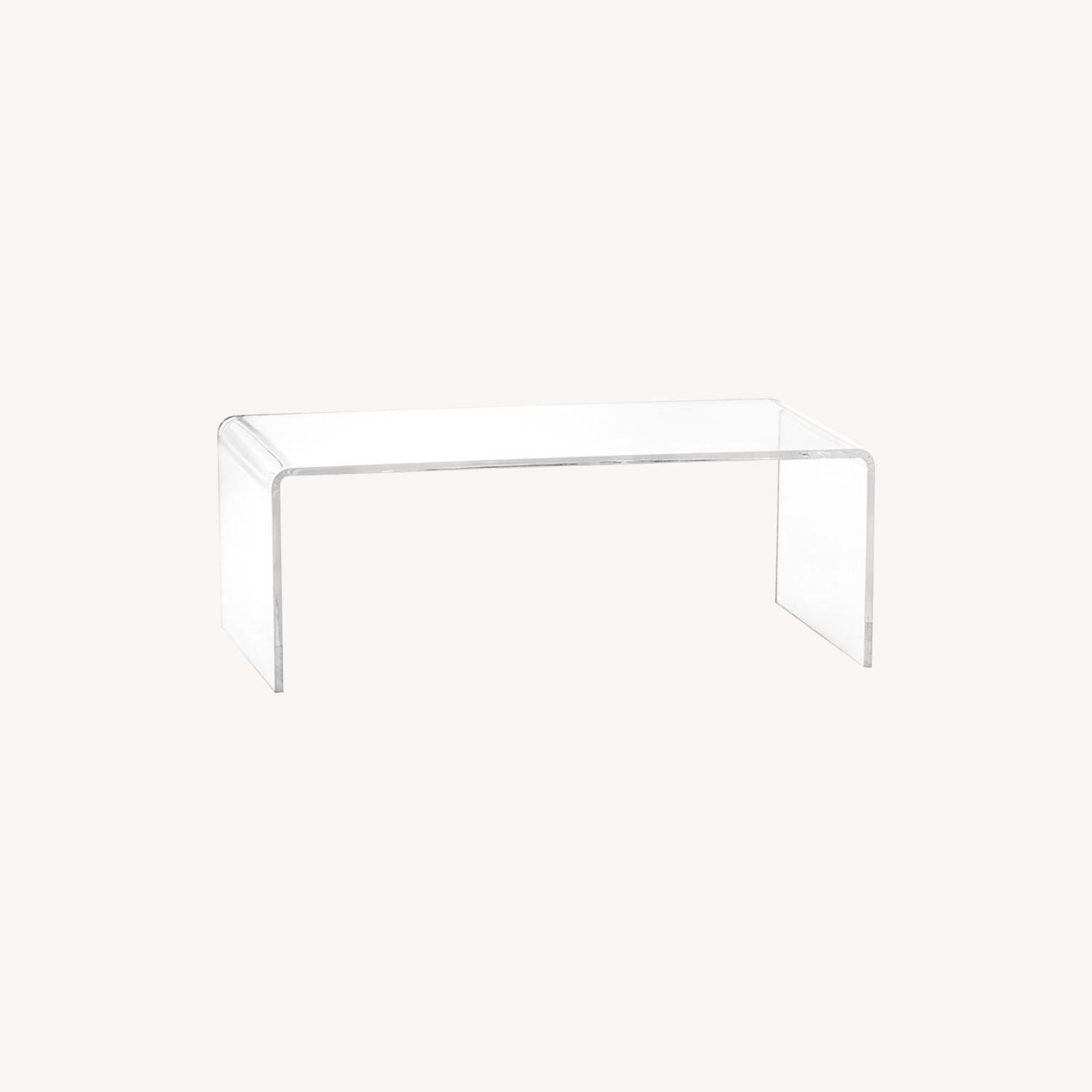 CB2 Acrylic Table - AptDeco