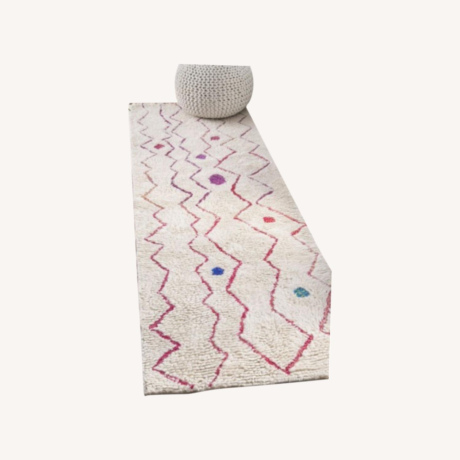 Marrakech Zig Zag Shag Rug - AptDeco