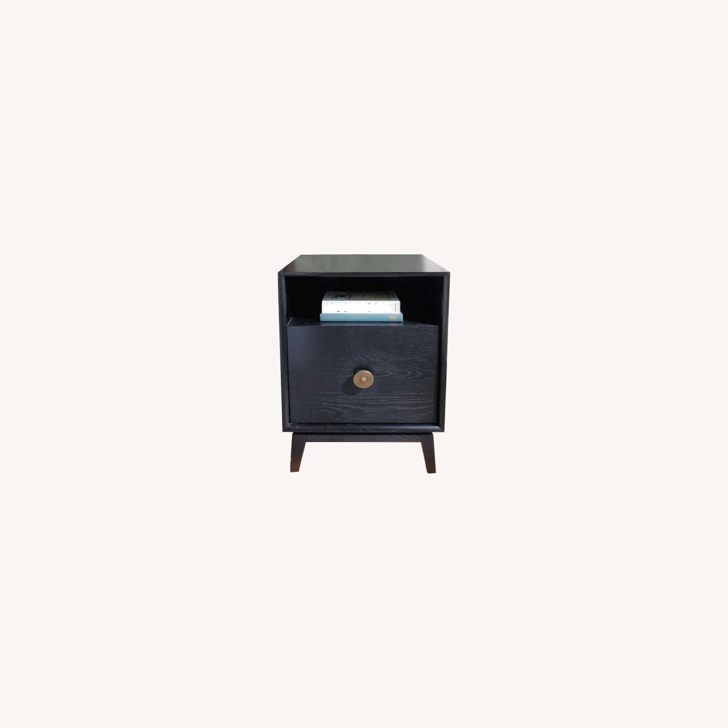 Mitchell Gold + Bob Williams Modern Black Side Tables - AptDeco