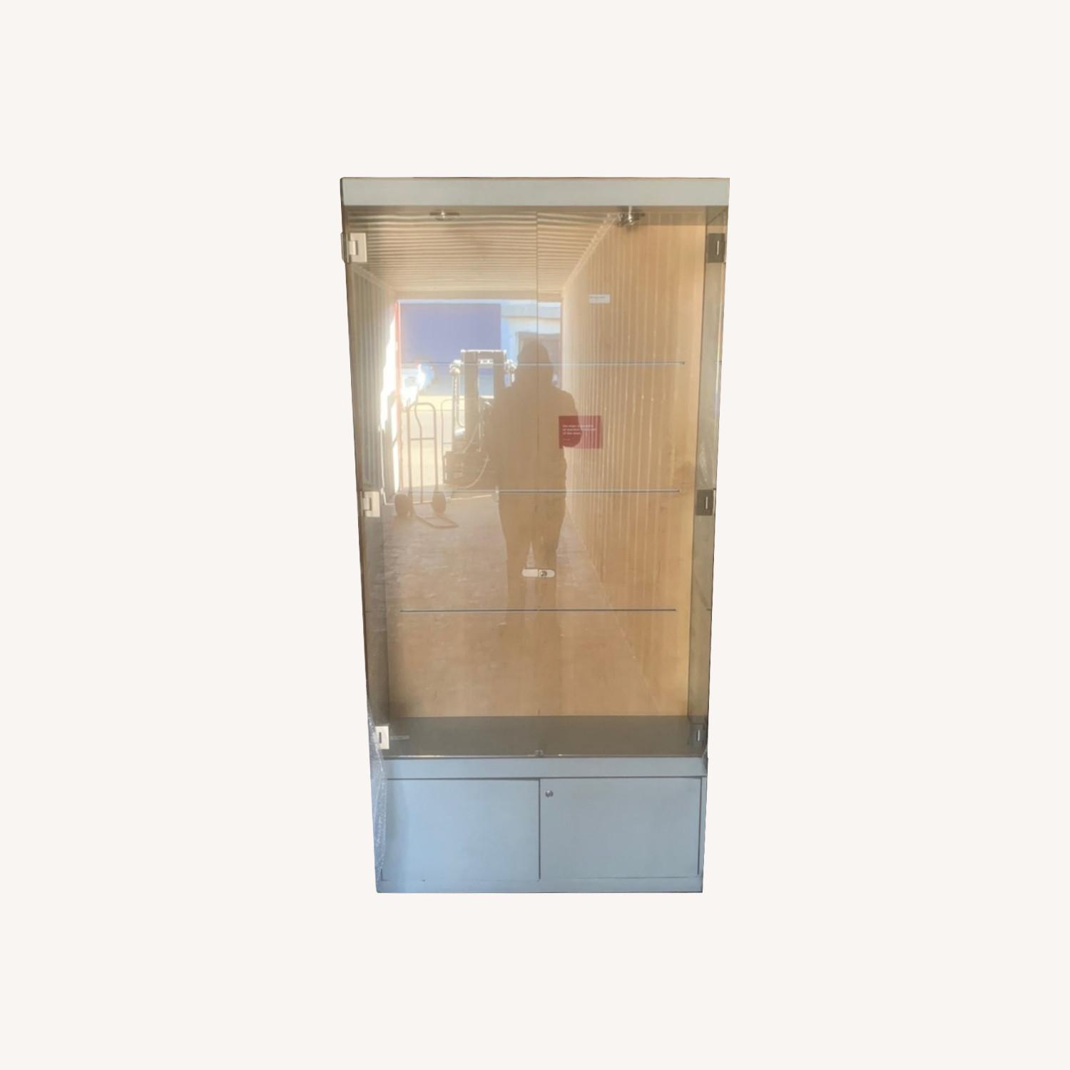 Steelcase Glass Display with Millwork - AptDeco