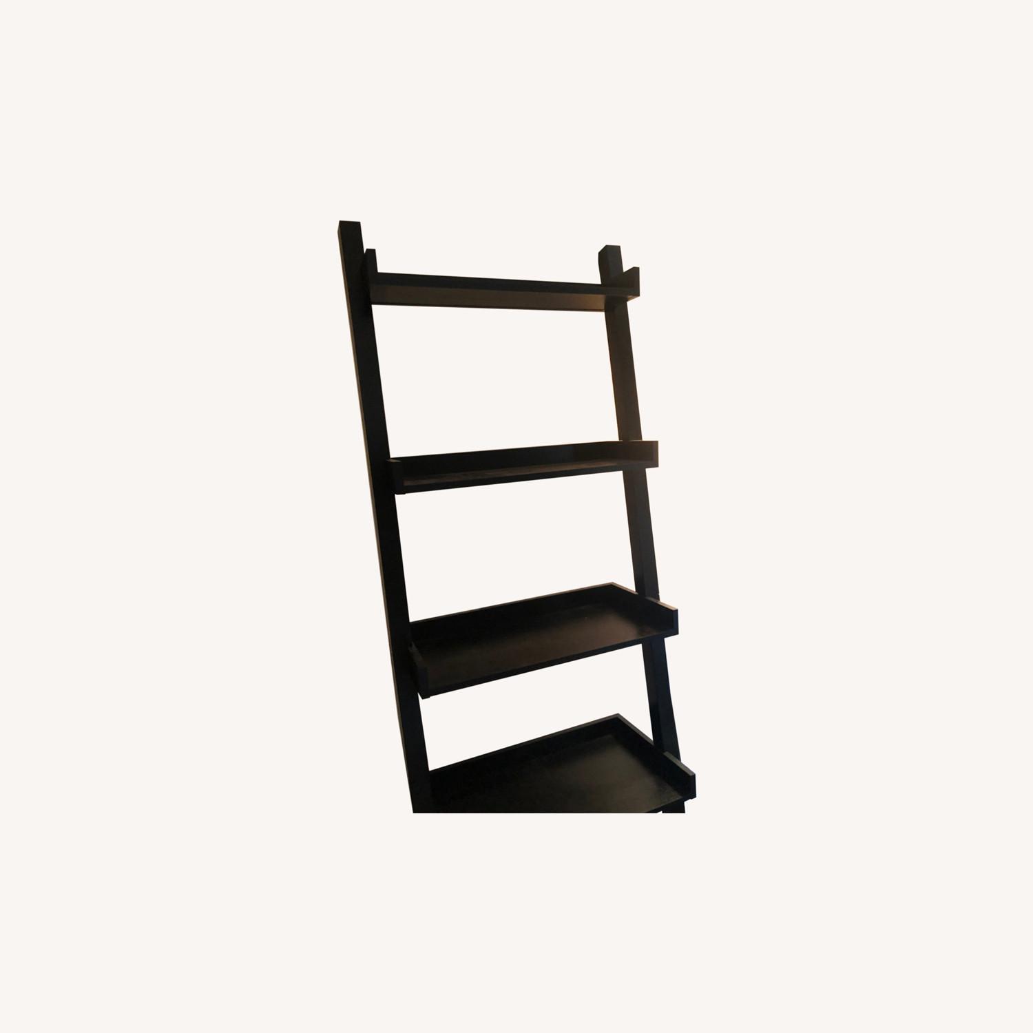 Container Store Black Leaning Shelf