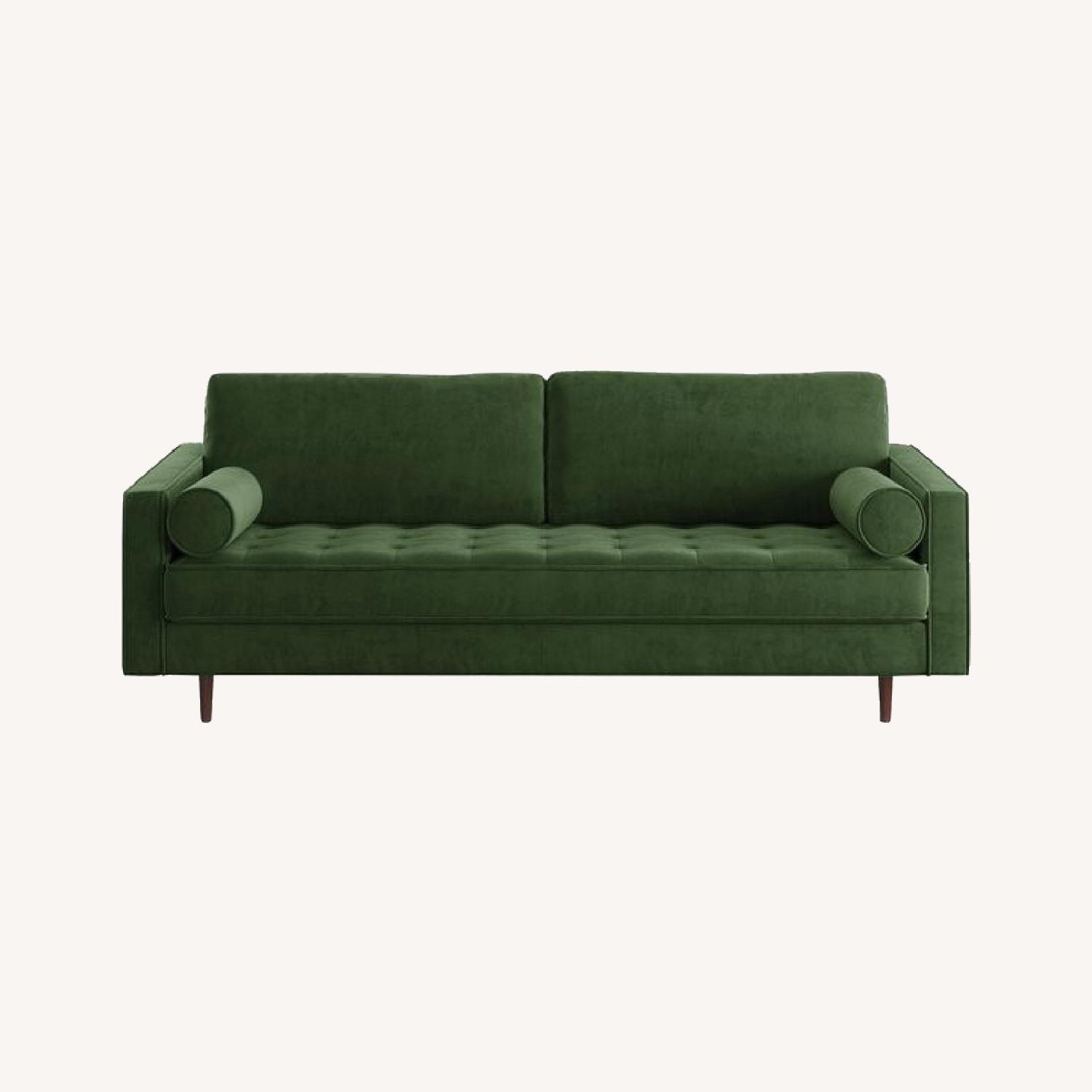 Derry velvet sofa store