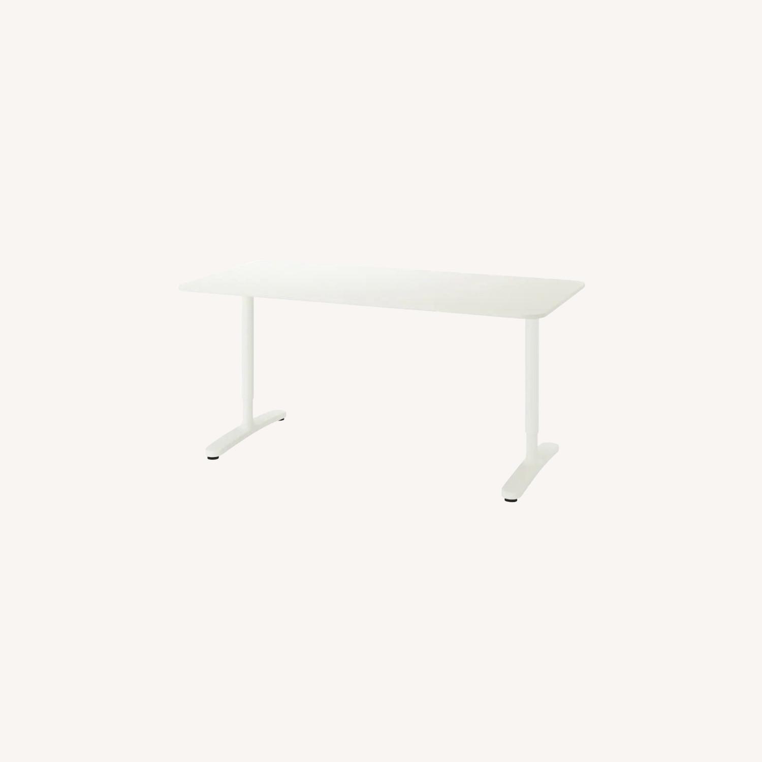 IKEA Bekant White Desk - AptDeco