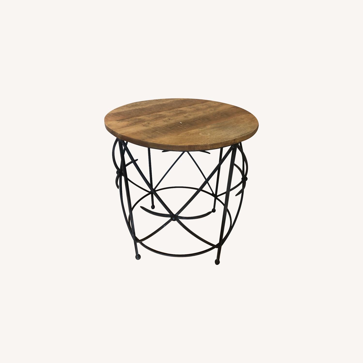Nadeau Rustic Side Table - AptDeco