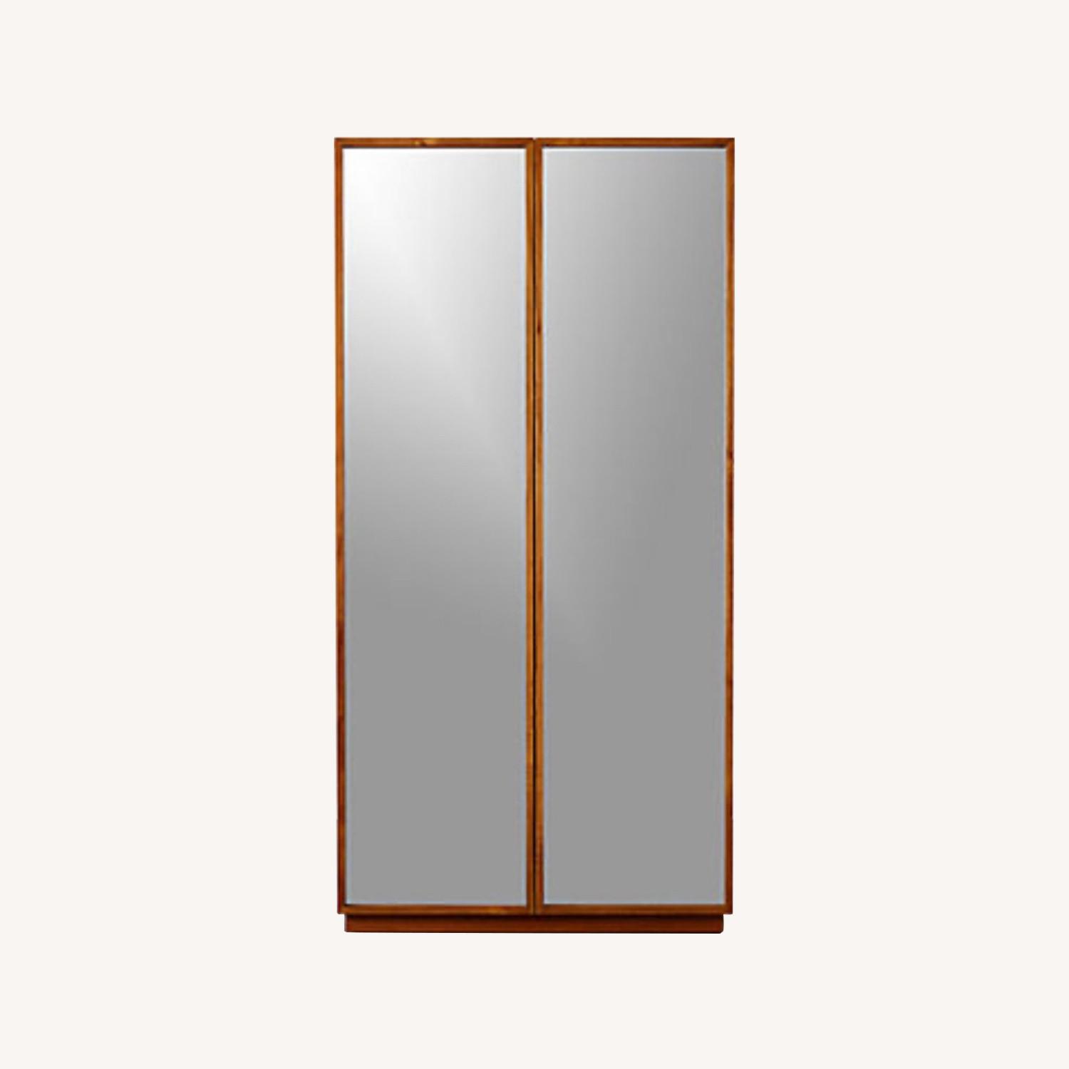 CB2 Reflection Acacia Wardrobe - AptDeco