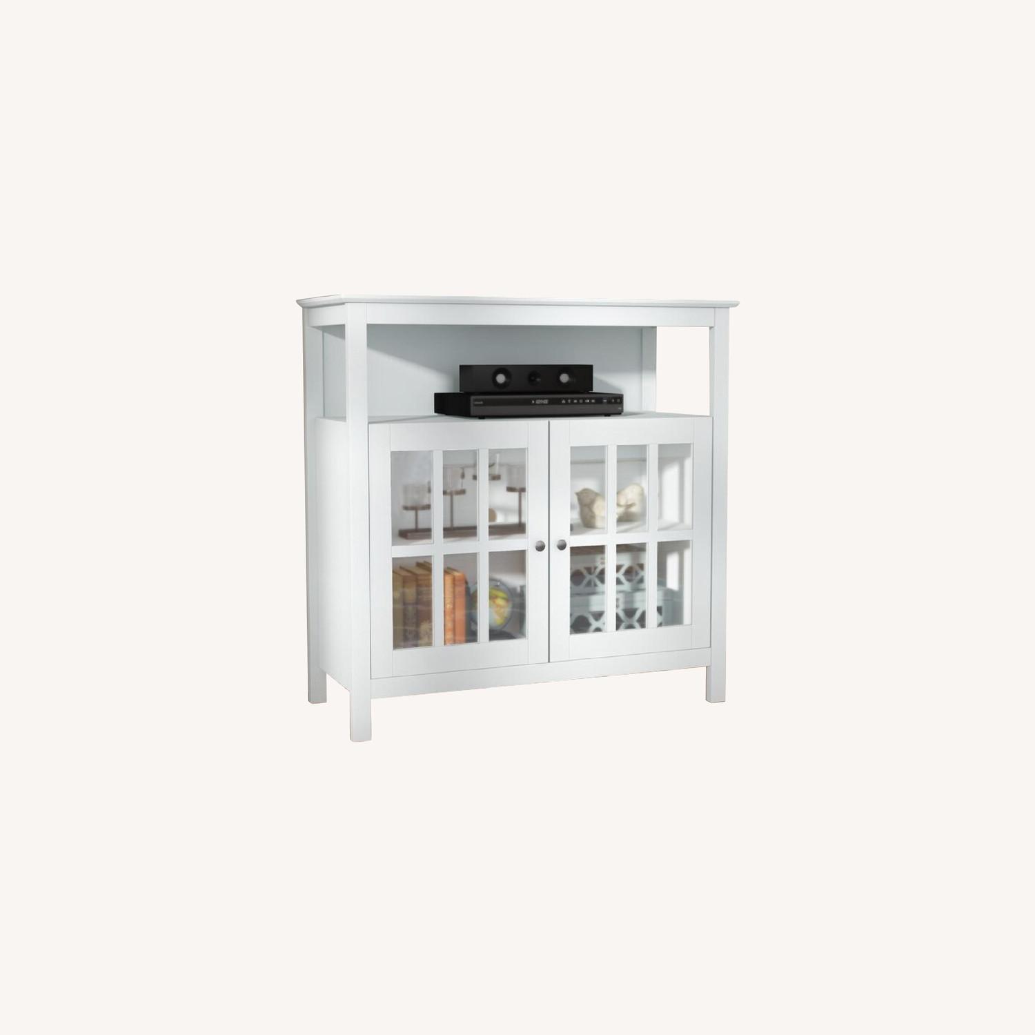 Wayfair White TV Stand - AptDeco