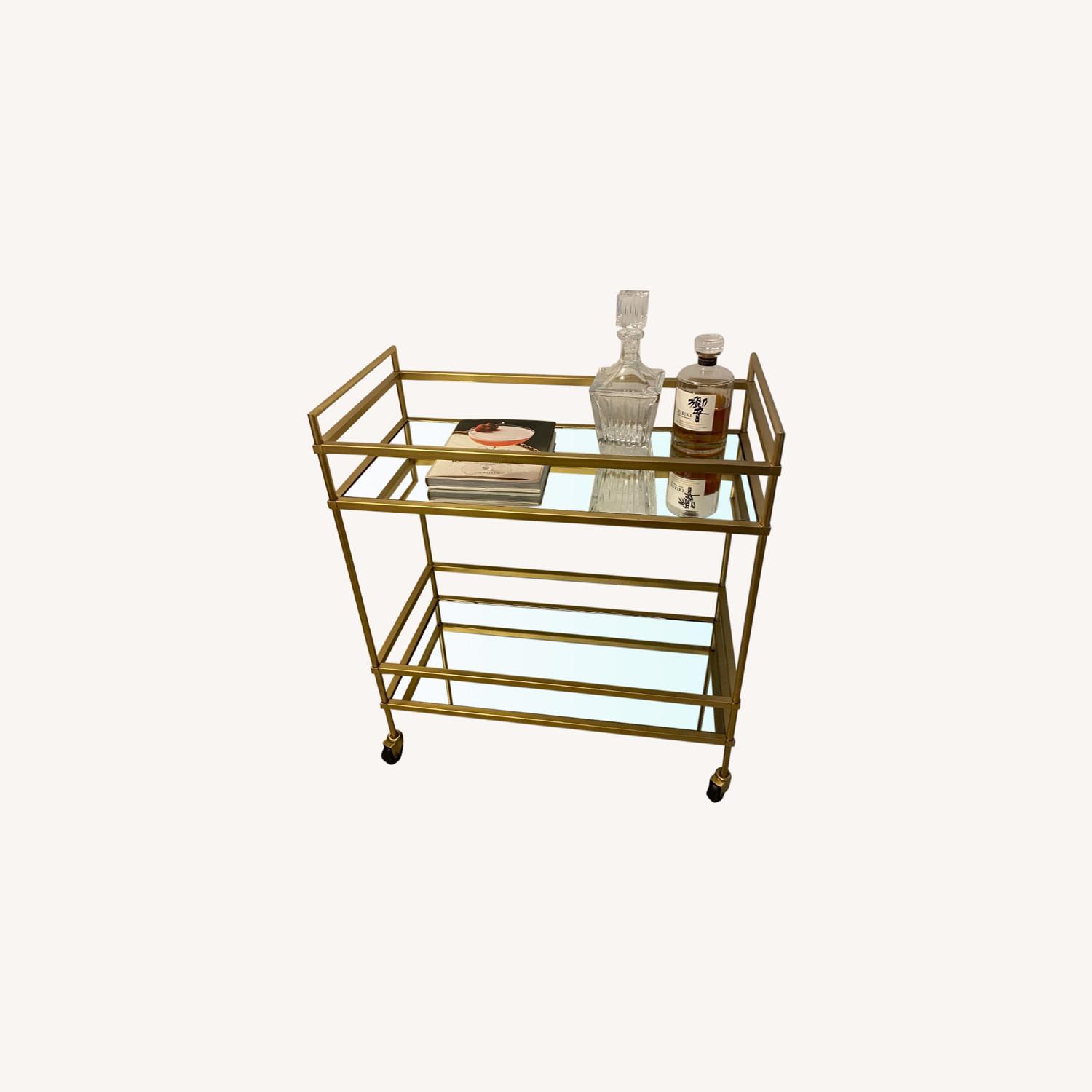 West Elm Terrace Bar Cart - AptDeco