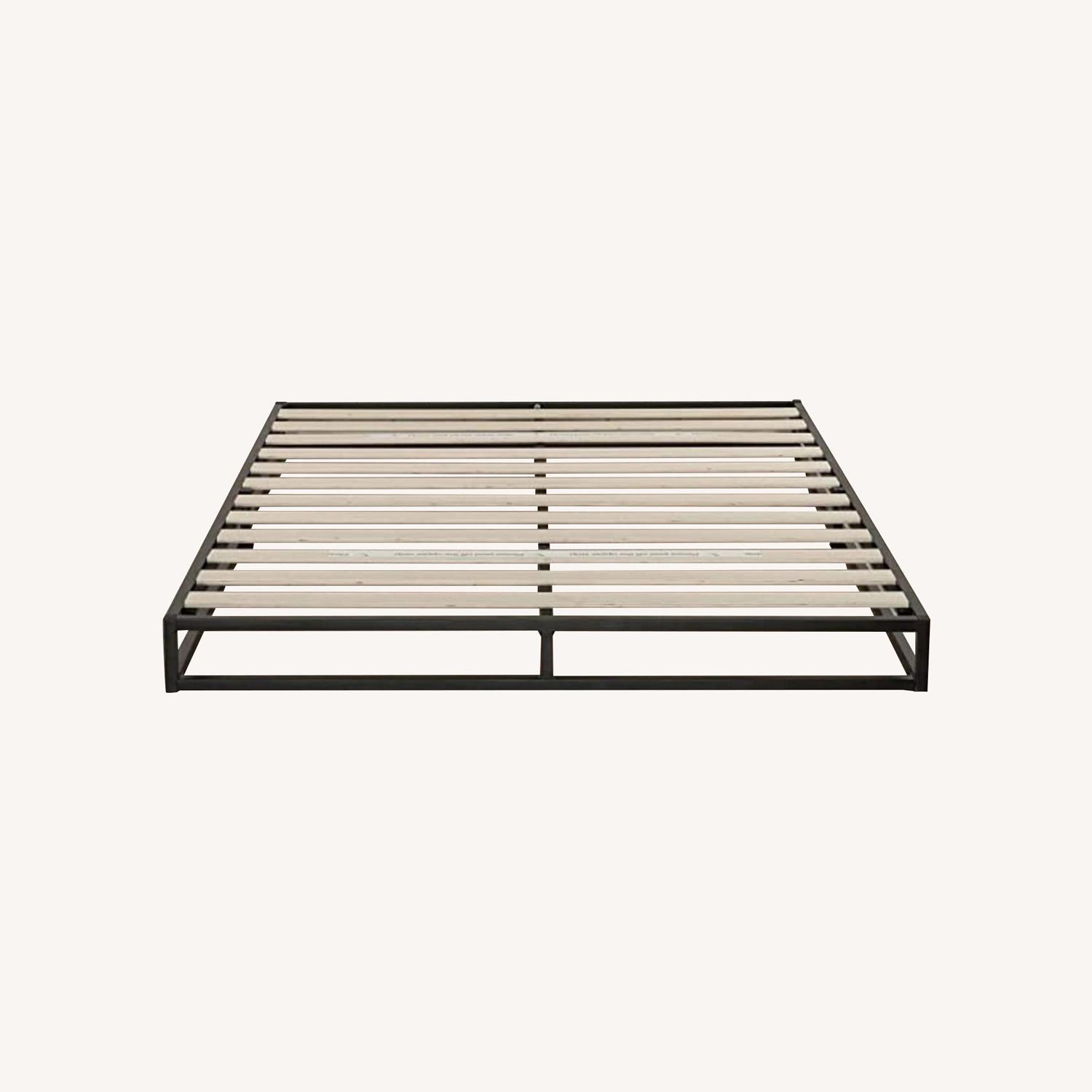 Wayfair Zinus Joseph Black Metal Platform Bed Frame - AptDeco