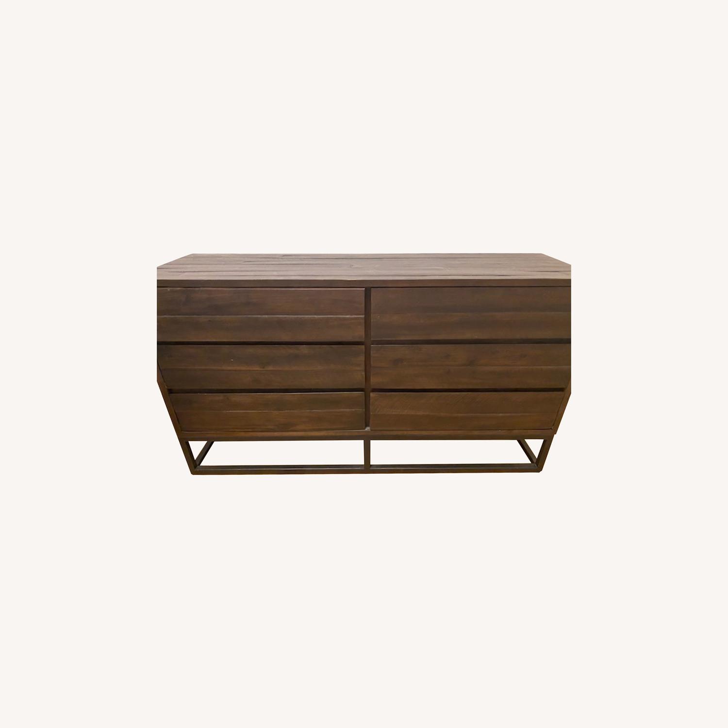 West Elm Logan Industrial 6-Drawer Dresser - AptDeco
