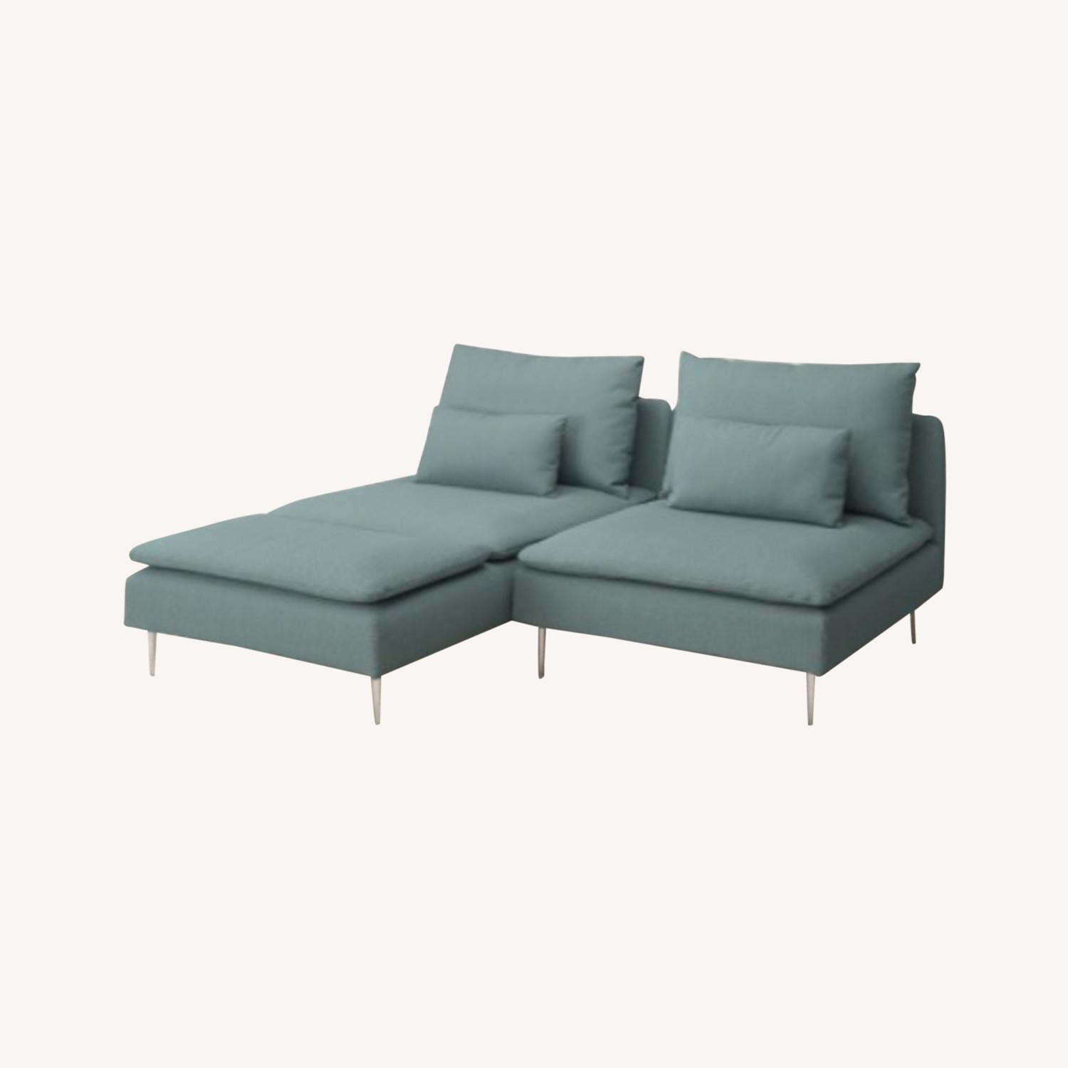 IKEA Soderhamn 2 Piece Sectional Sofa - AptDeco