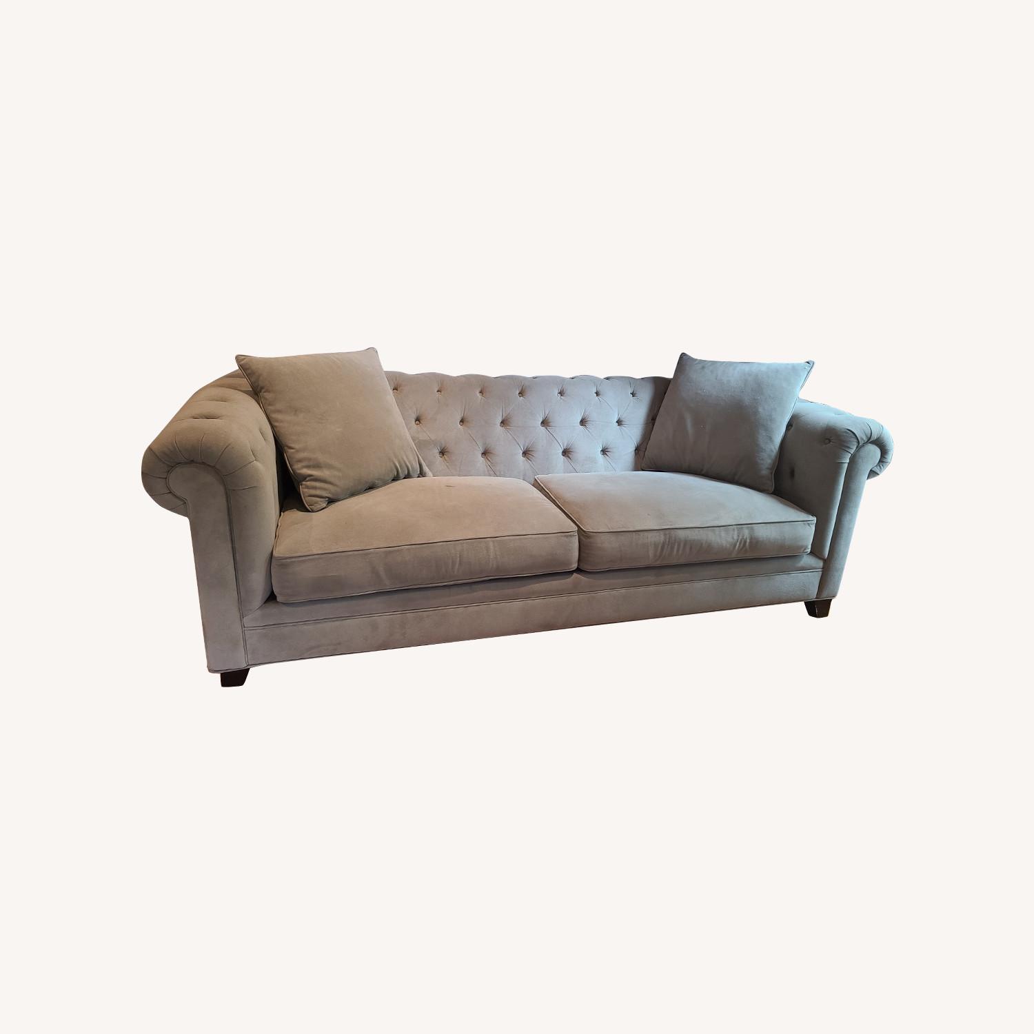 Martha Stewart Gray Saybridge 3 Seater Sofa - AptDeco