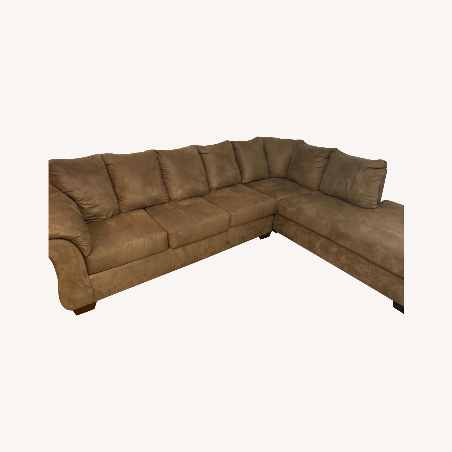 IKEA Large Brown Sectional - AptDeco