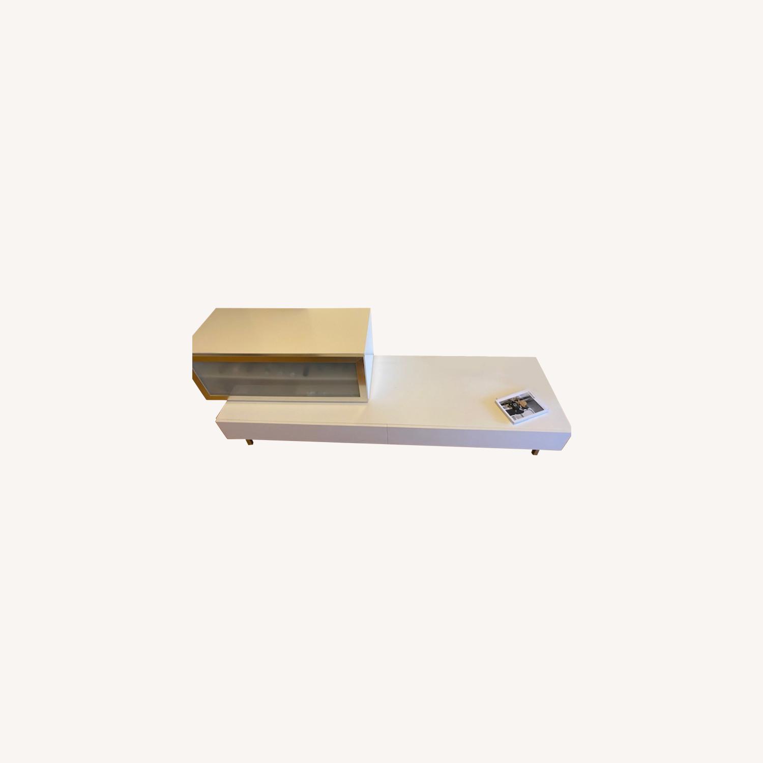 Stackable Modern Entertainment Console w/ Storage - AptDeco