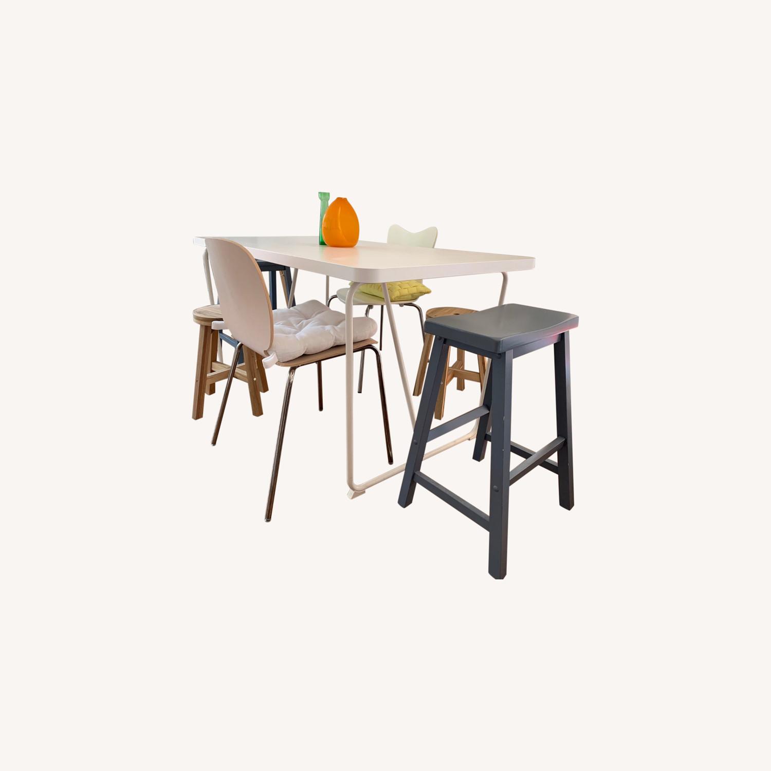 Fun, Minimalist Dining Set - AptDeco
